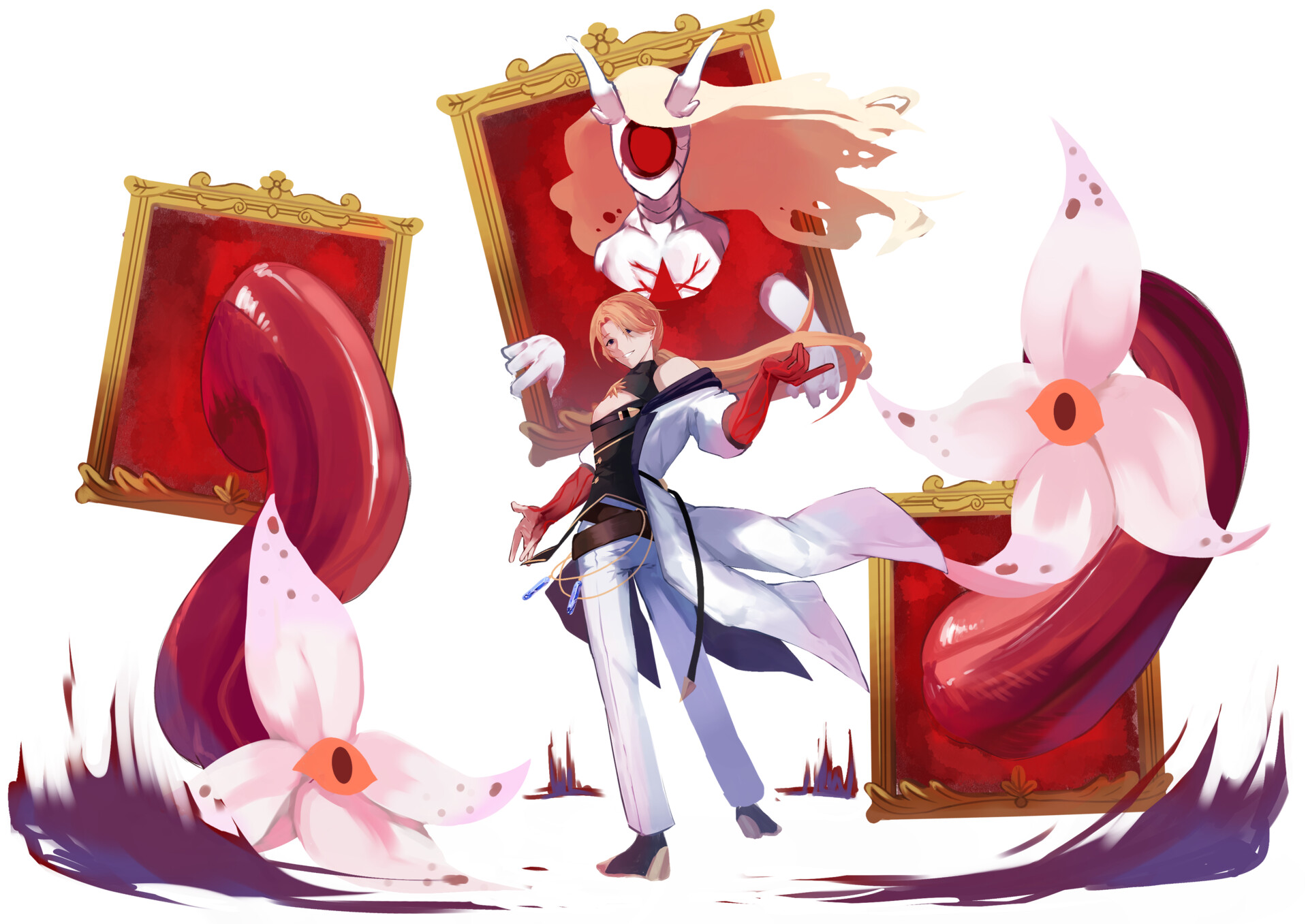 ArtStation - Allen Walker (Villain for 2D Game Assets)