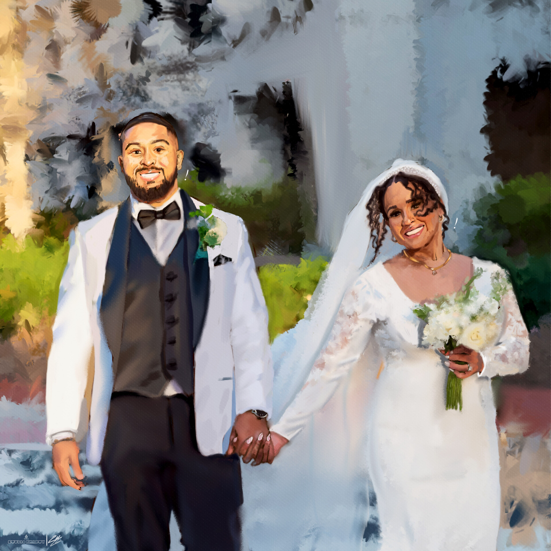 ArtStation - Wedding Portrait