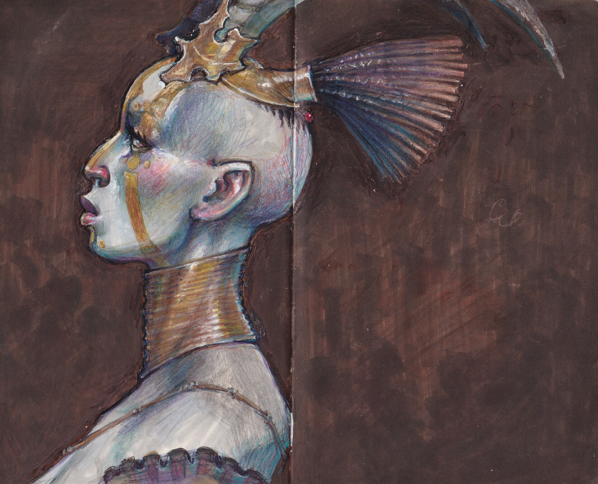 ArtStation - sketchbook 0021 - Tiefling