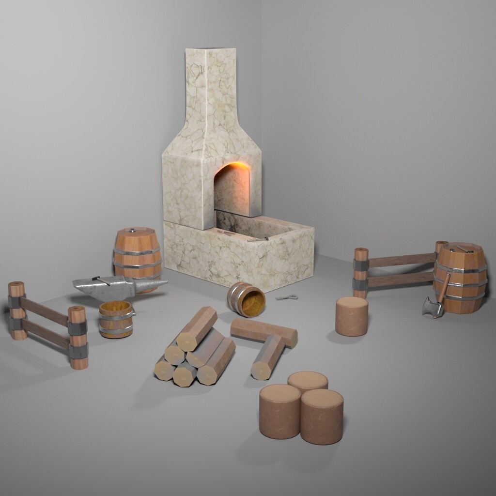 ArtStation - Blacksmith Scene