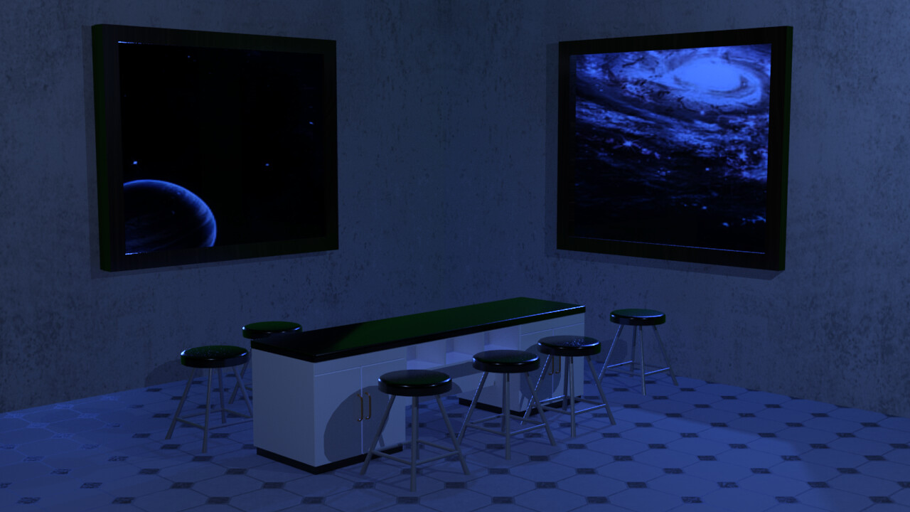 ArtStation - Classroom in outer space