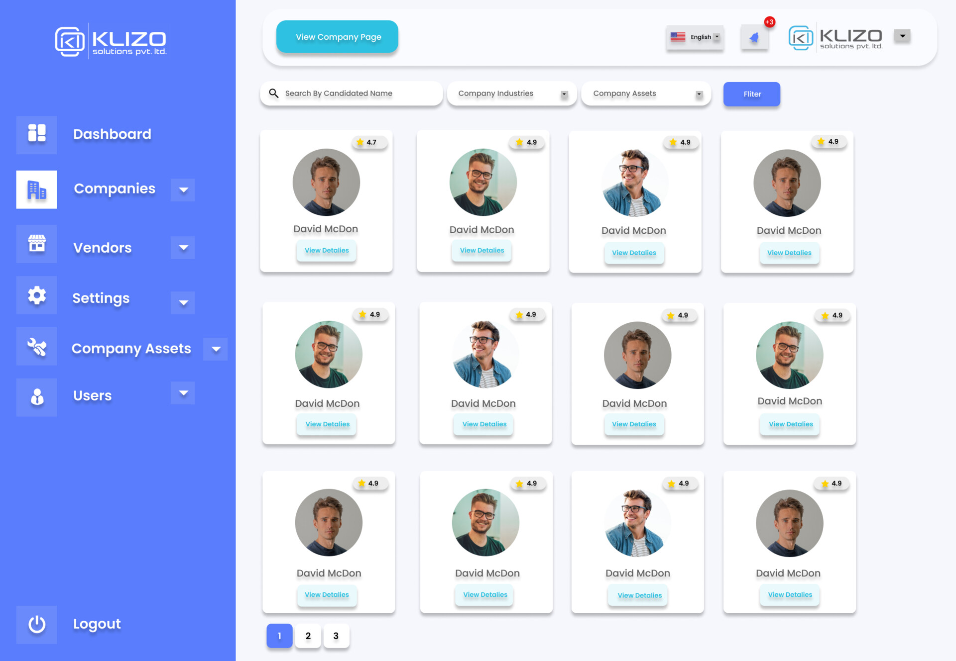 ArtStation - DashBoard UI