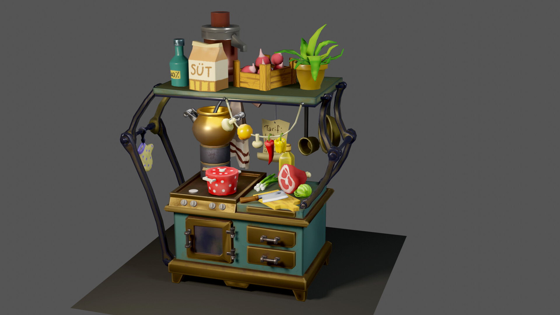 ArtStation - The kitchen