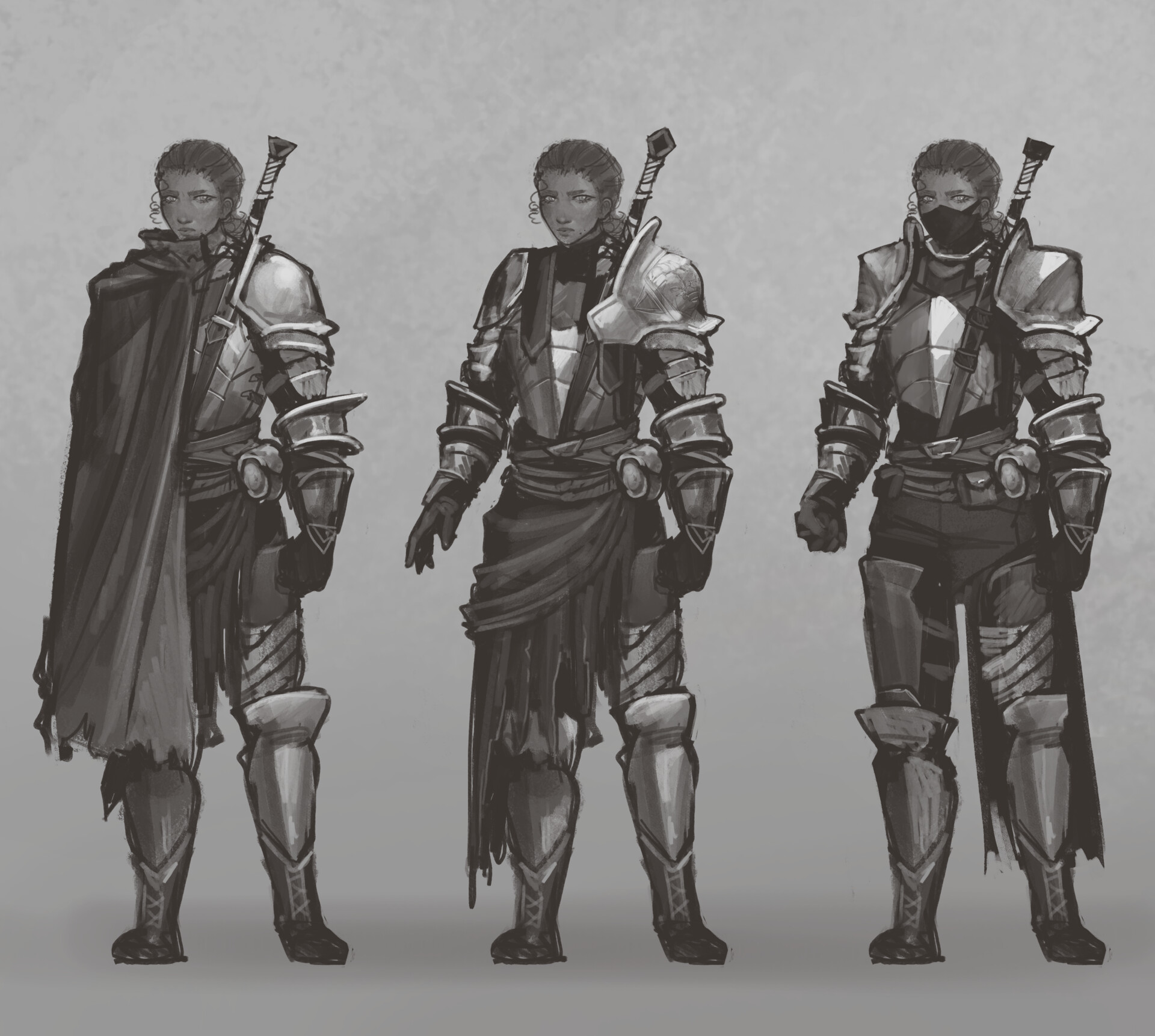 ArtStation - Loraya Armor Concept Sketches