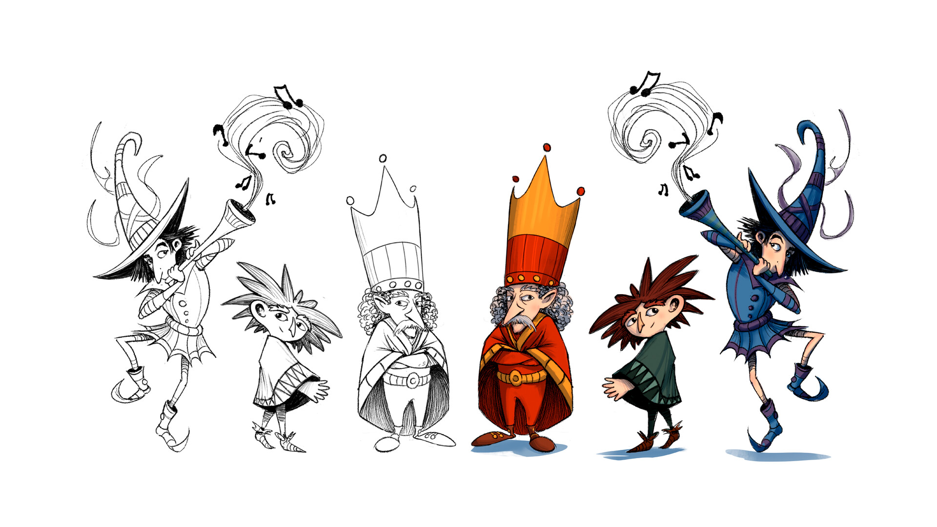 ArtStation - Pied Piper of Hamelin, Illustrated Character Design Project