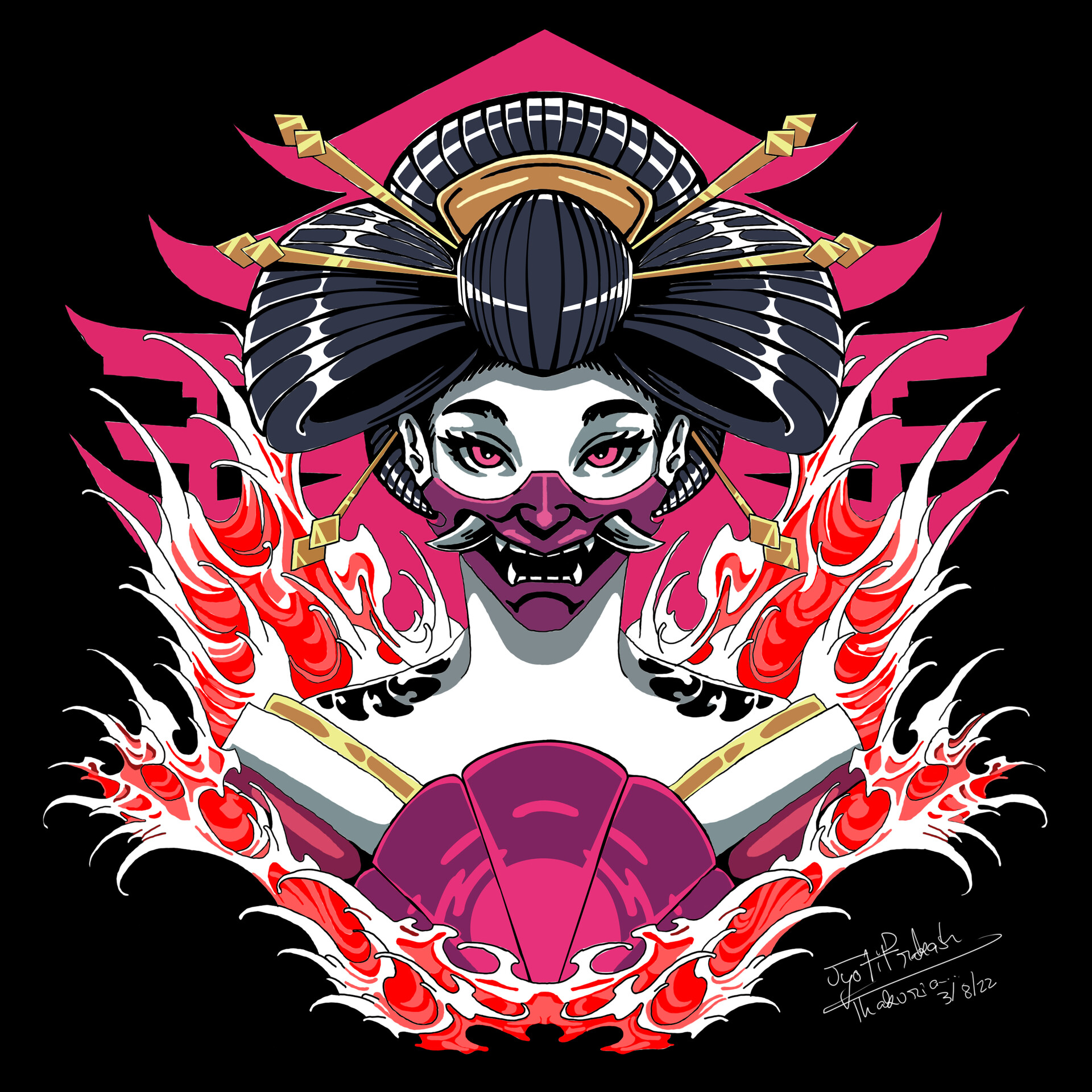 ArtStation - Japanese Character