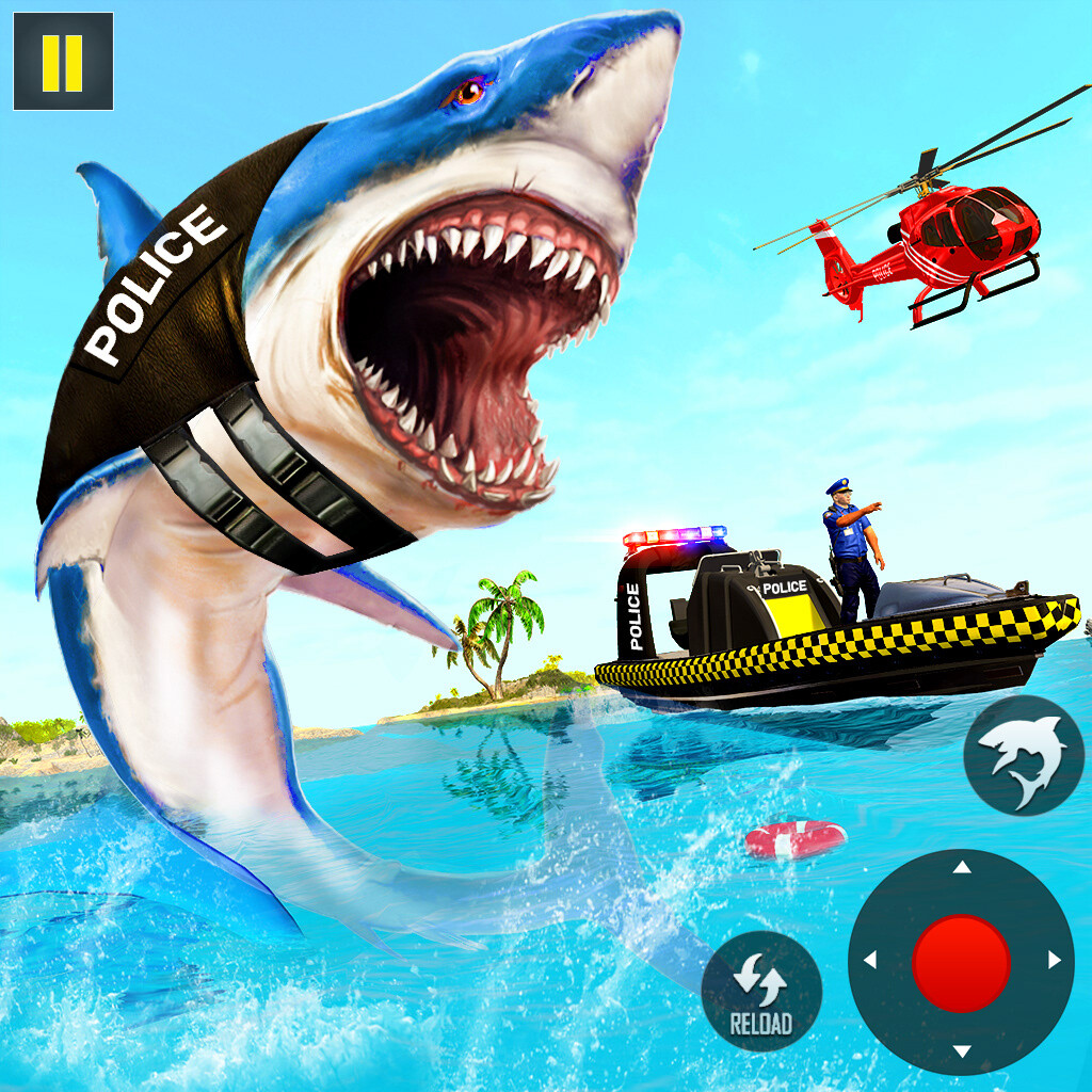 ArtStation - POLICE SHARK ICON