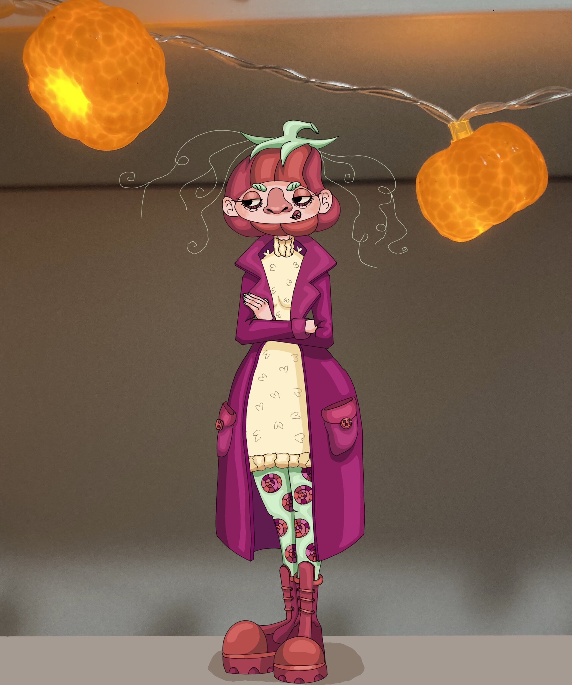 ArtStation - Pumpkin girl