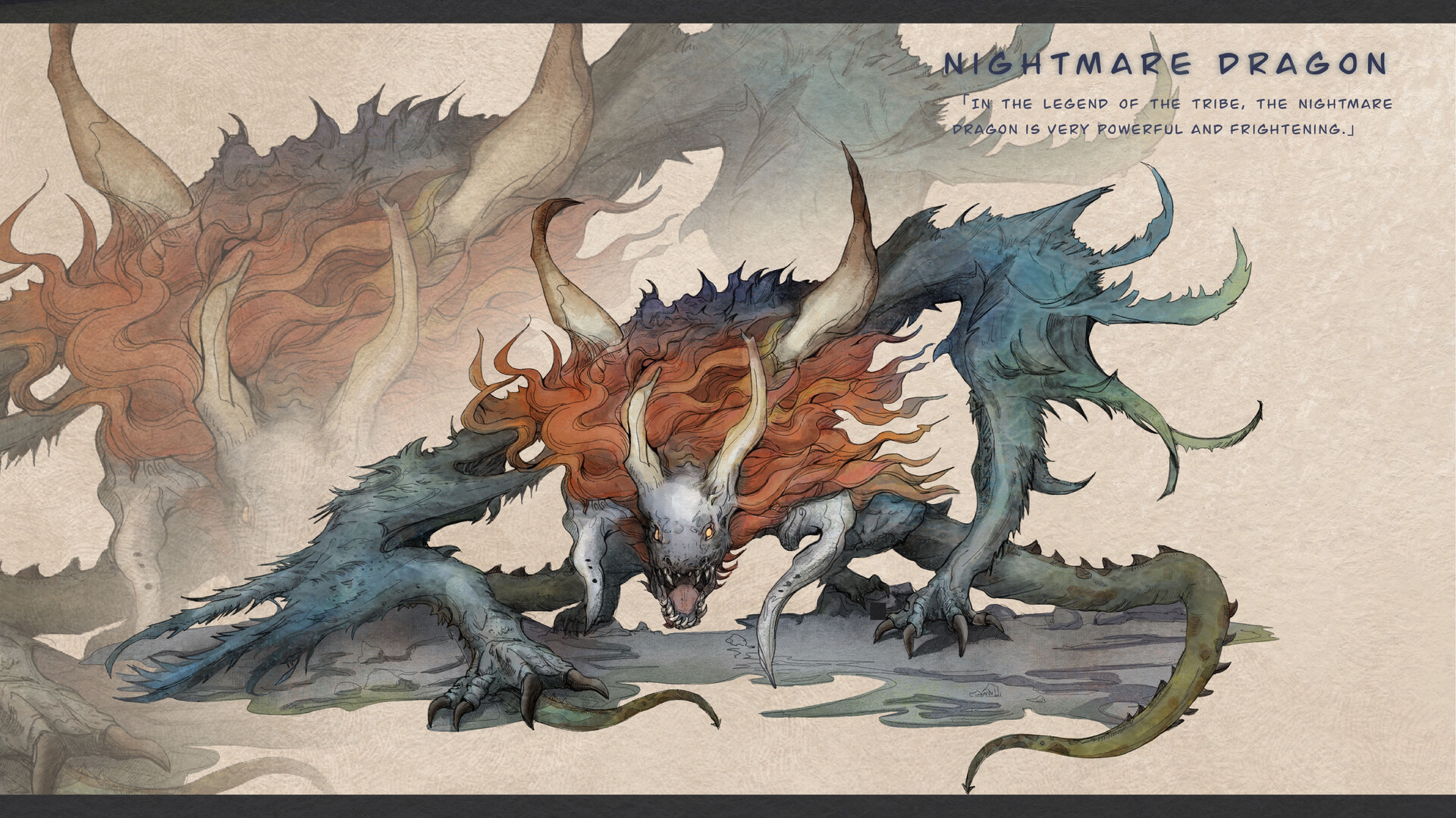 ArtStation - Nightmare Dragon
