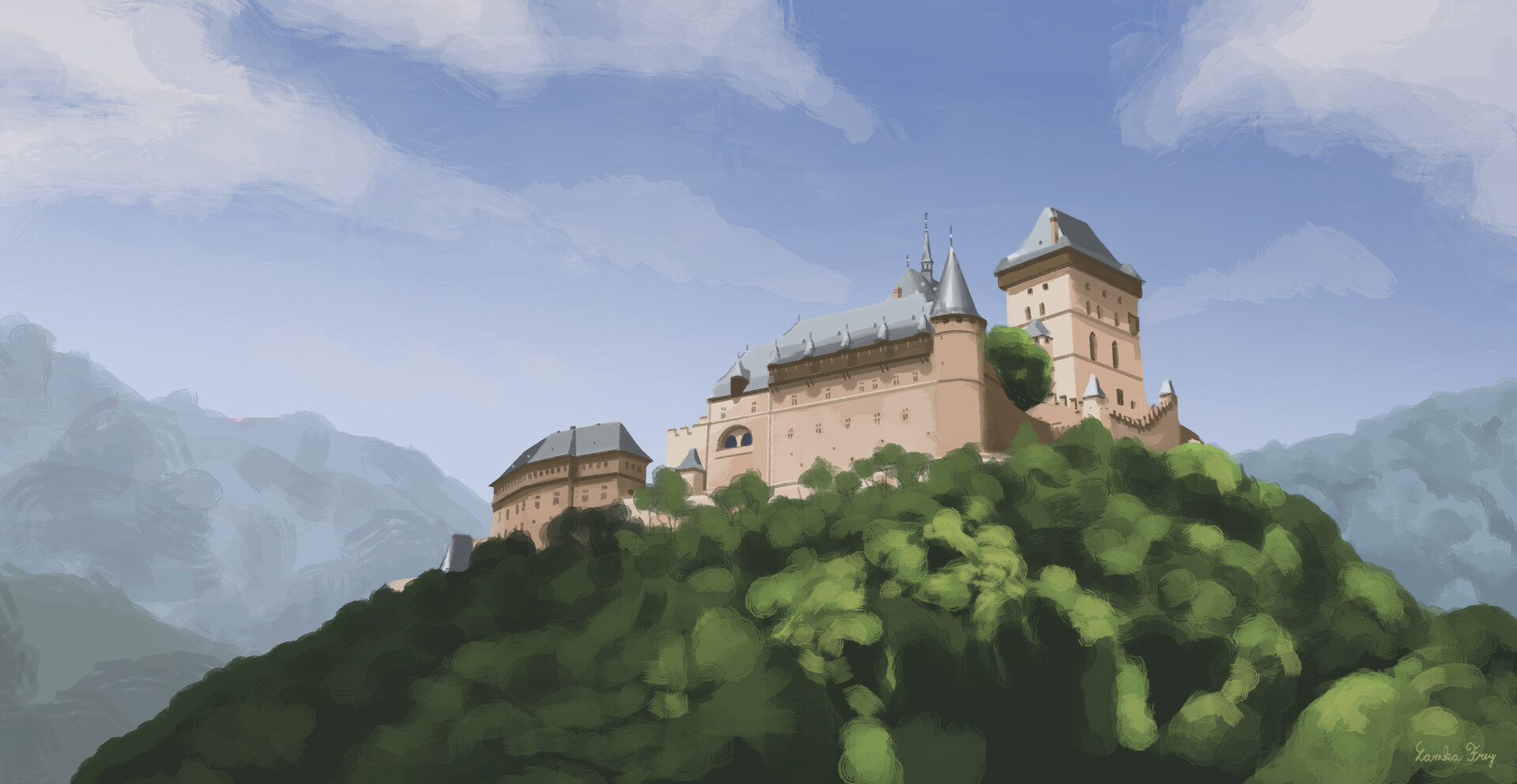 Lamka Frey - Karlstejn Castle