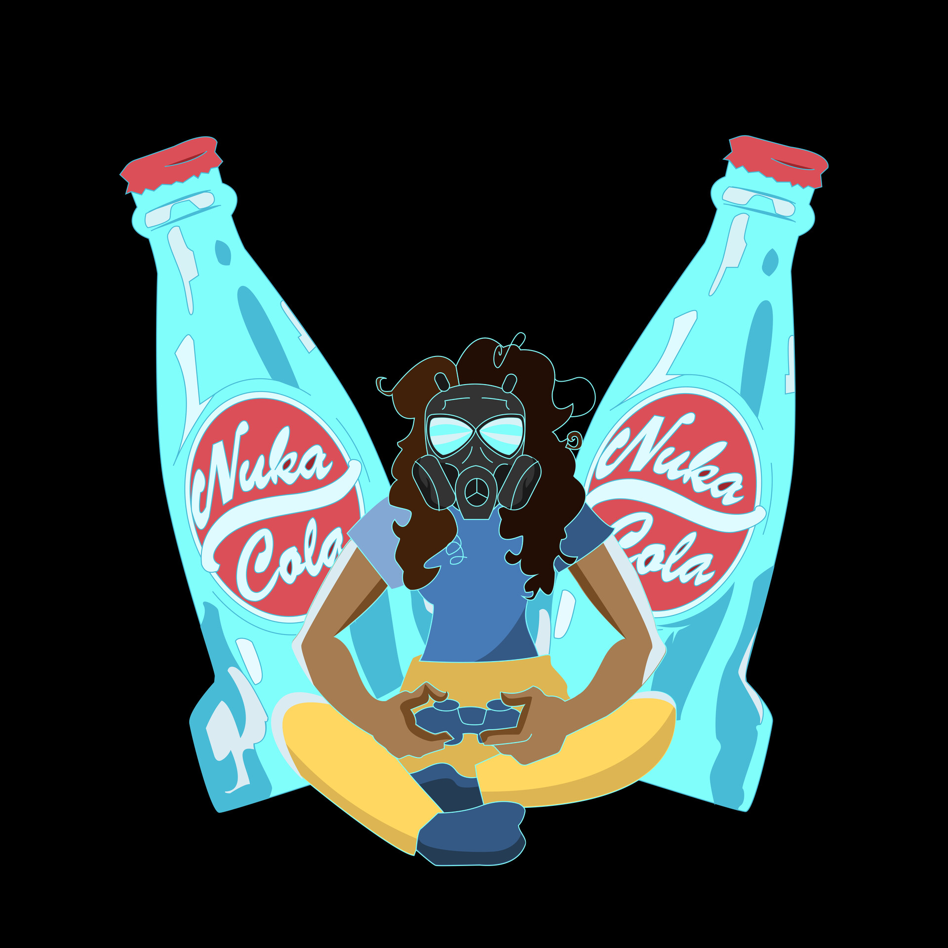 ArtStation - Fallout Pin Vector Art