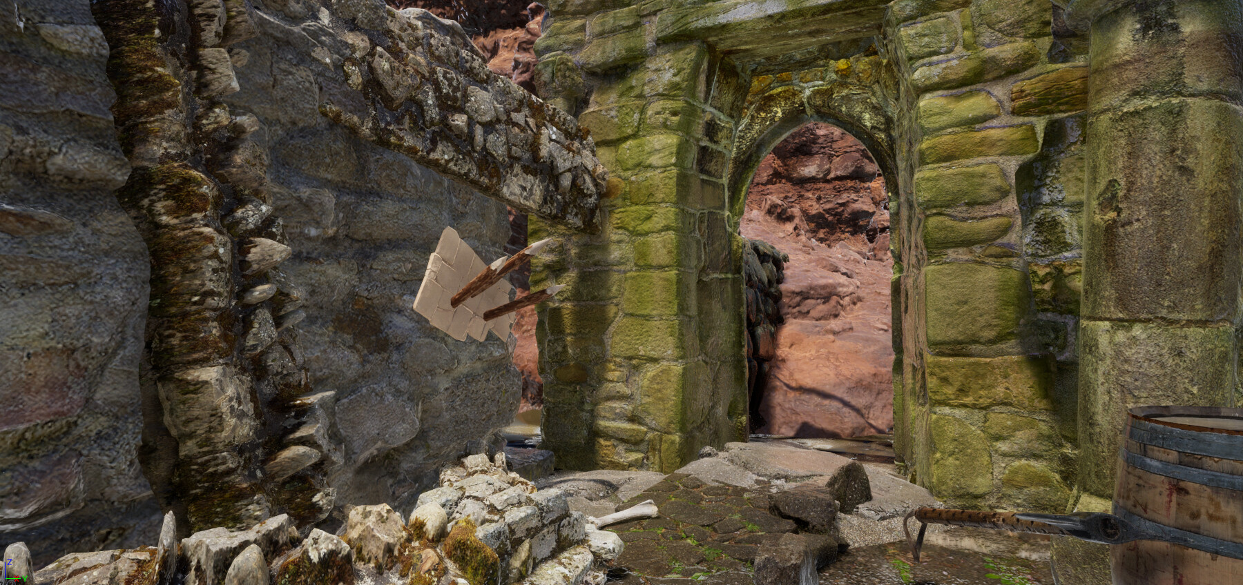 ArtStation - Environment 3D Old Fantasy Castle and forest Unreal Engine