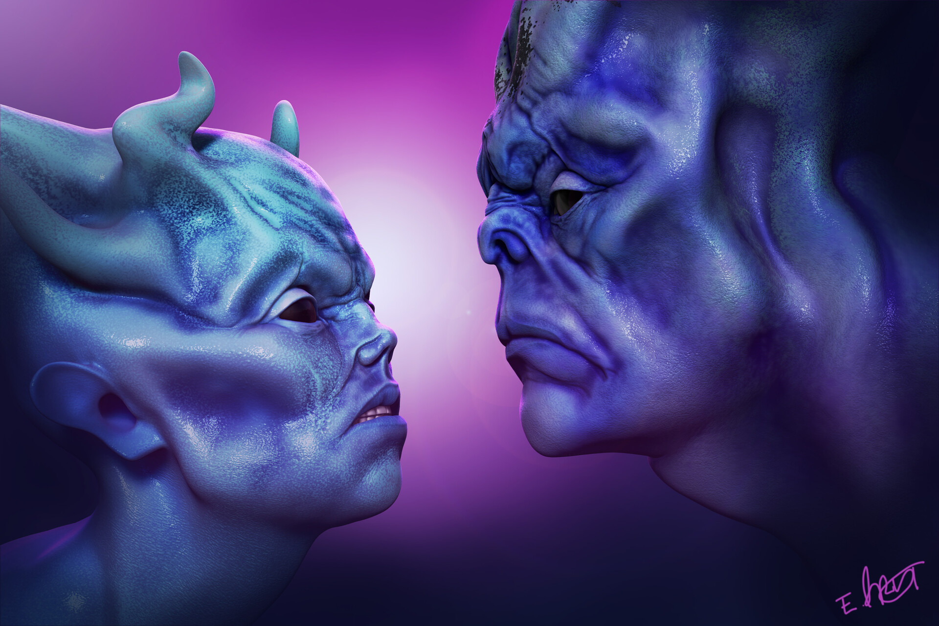 ArtStation - Horned Beasts