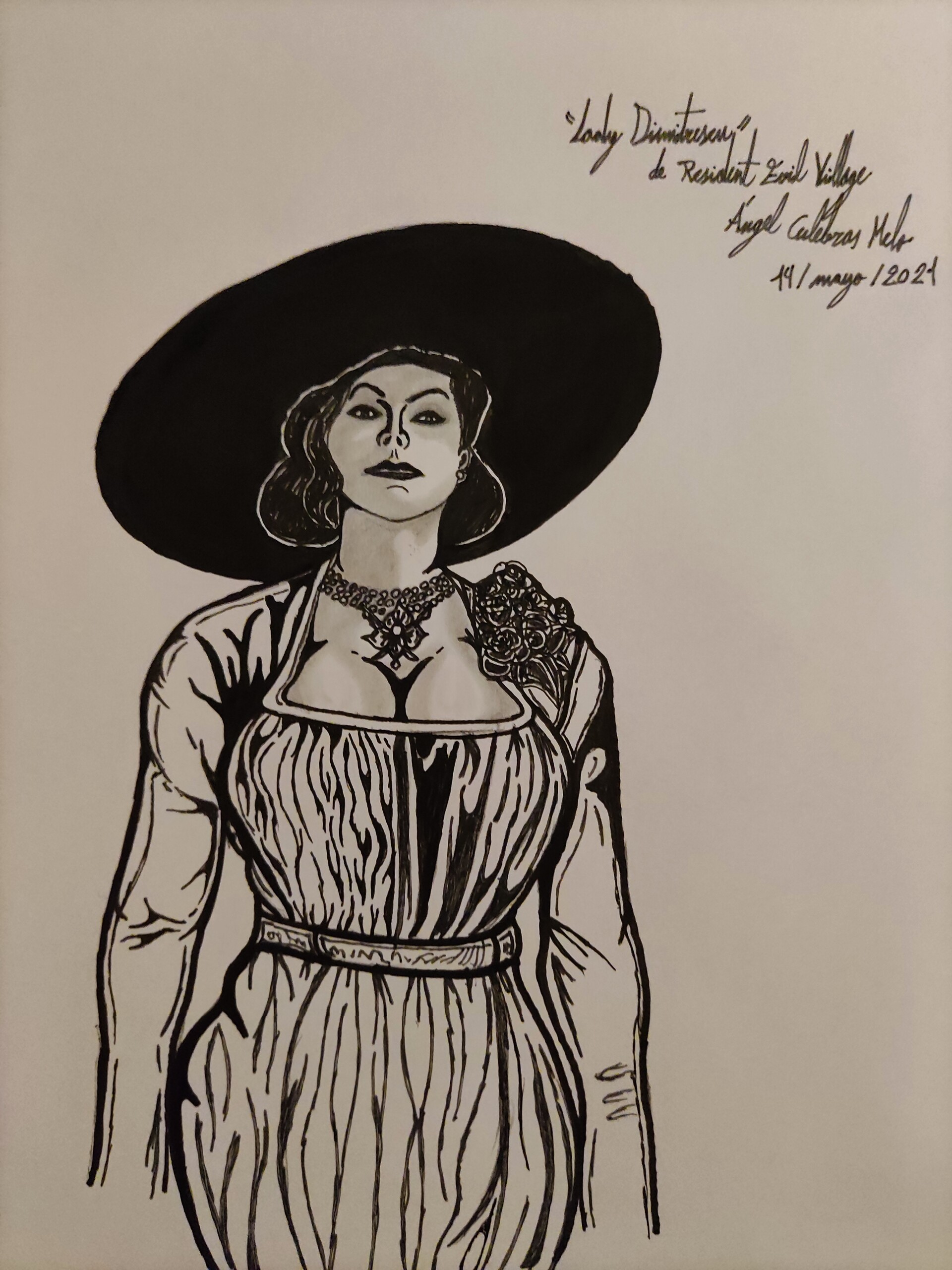 ArtStation - Lady Dimitrescu ( Resident Evil Village)