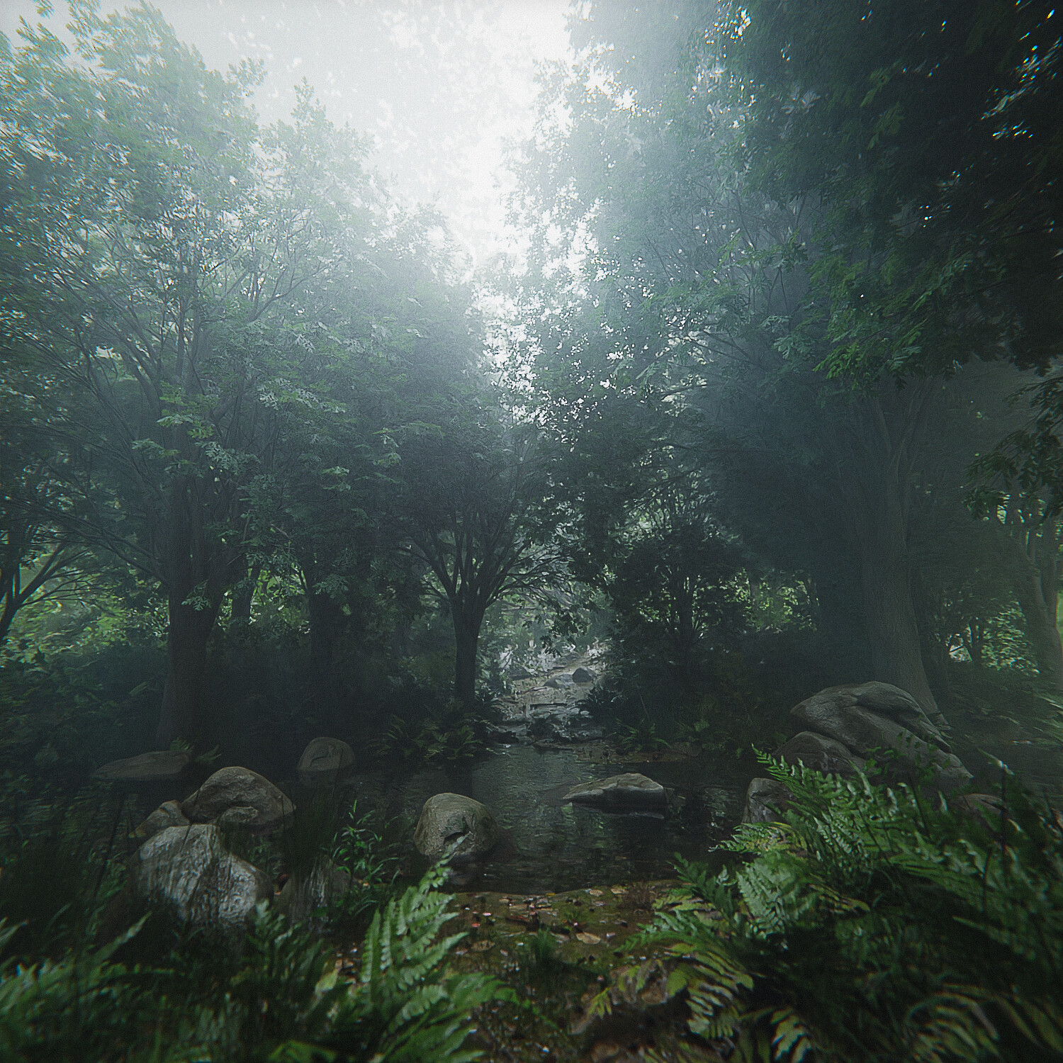 ArtStation - Photorealistic 3D Forest in Blender