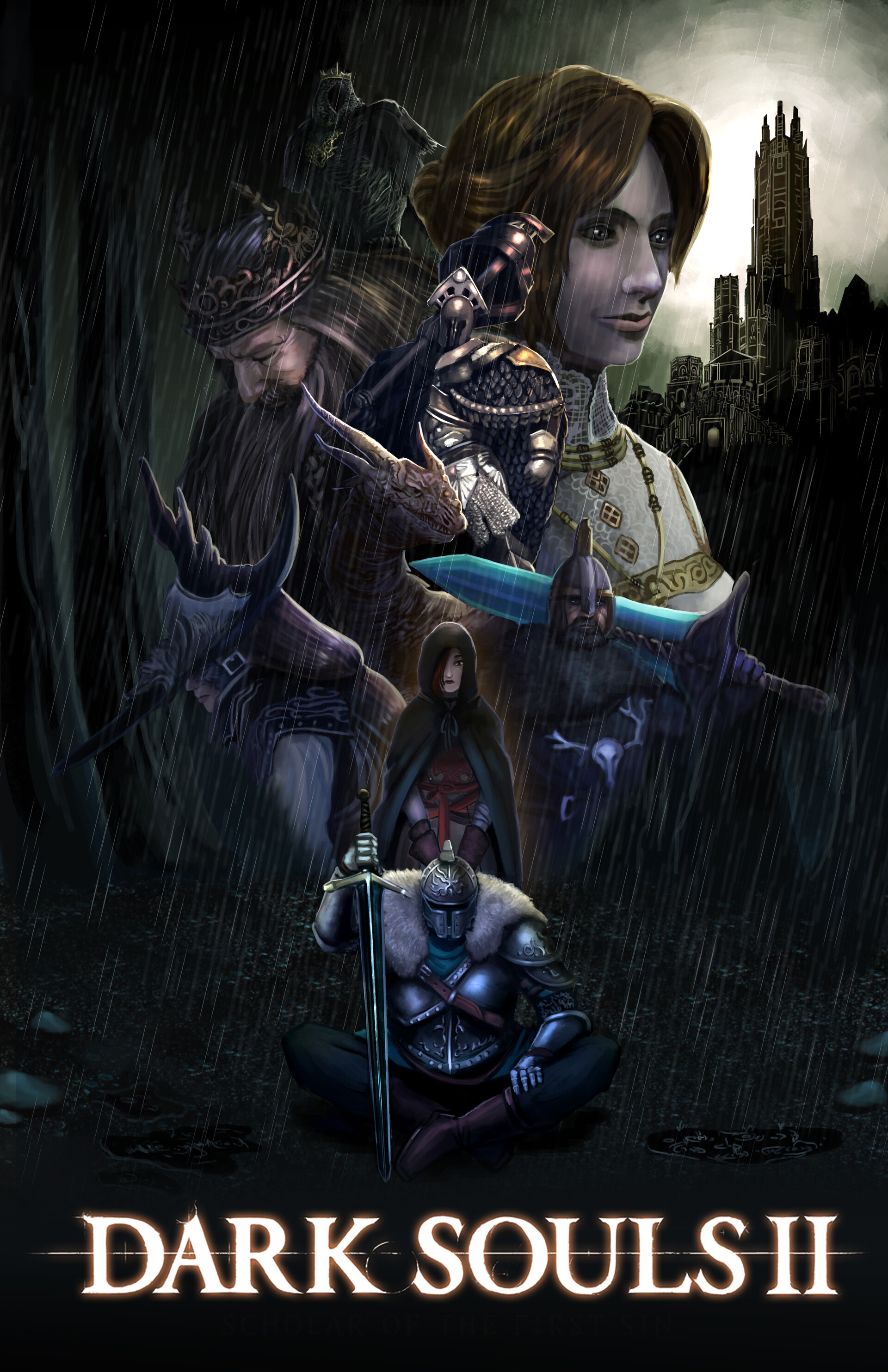 ArtStation - Soulsborne posters