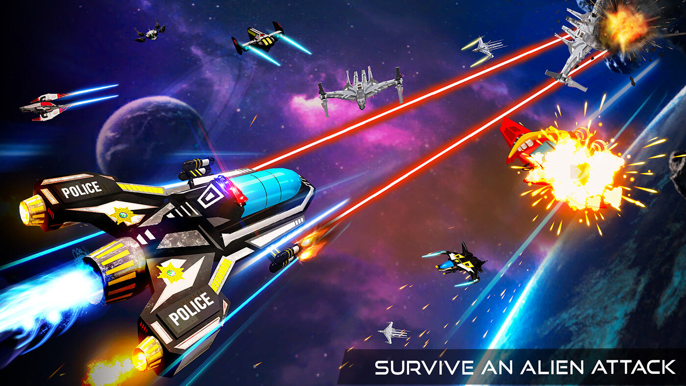 ArtStation - ALIEN'S SPACE WAR