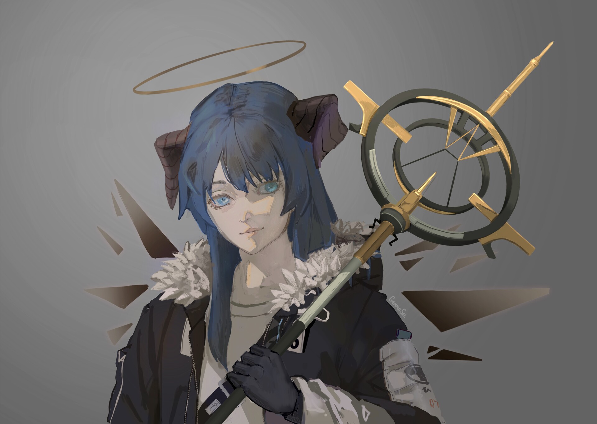 ArtStation - Mostima Arknights Fan Art