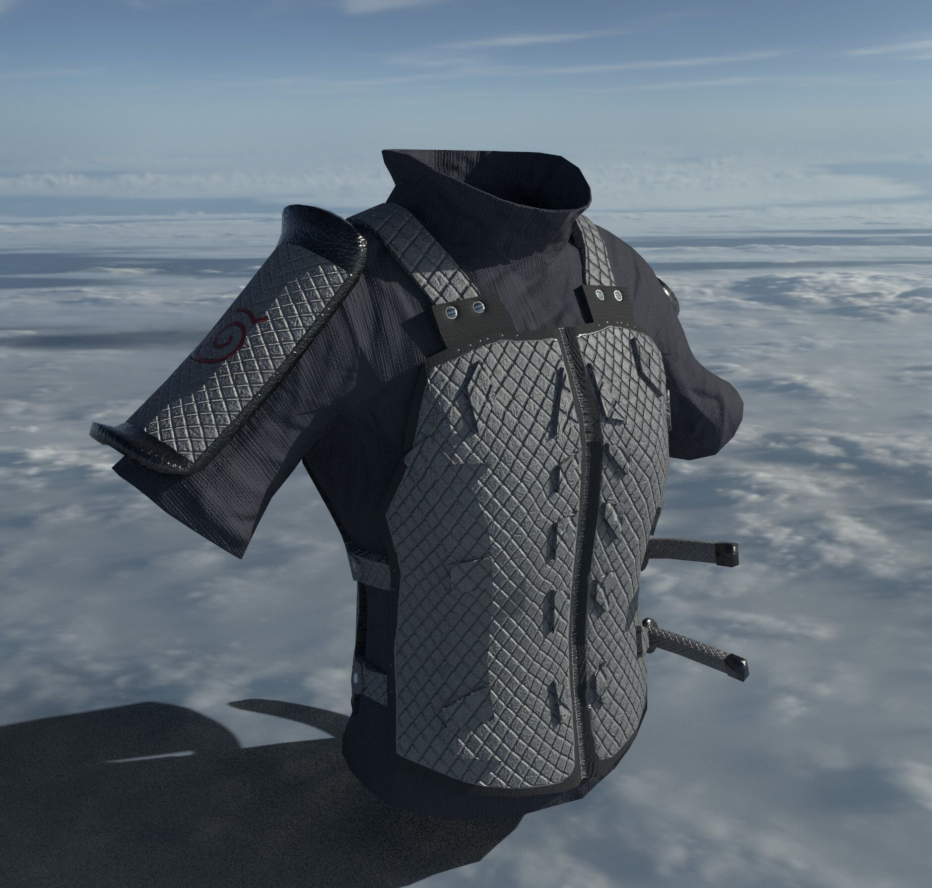 ArtStation - Shinobi's Upper Body Armor.