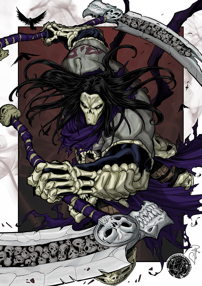 ArtStation - Darksiders commission Color (Pencils by Nacho Arranz)