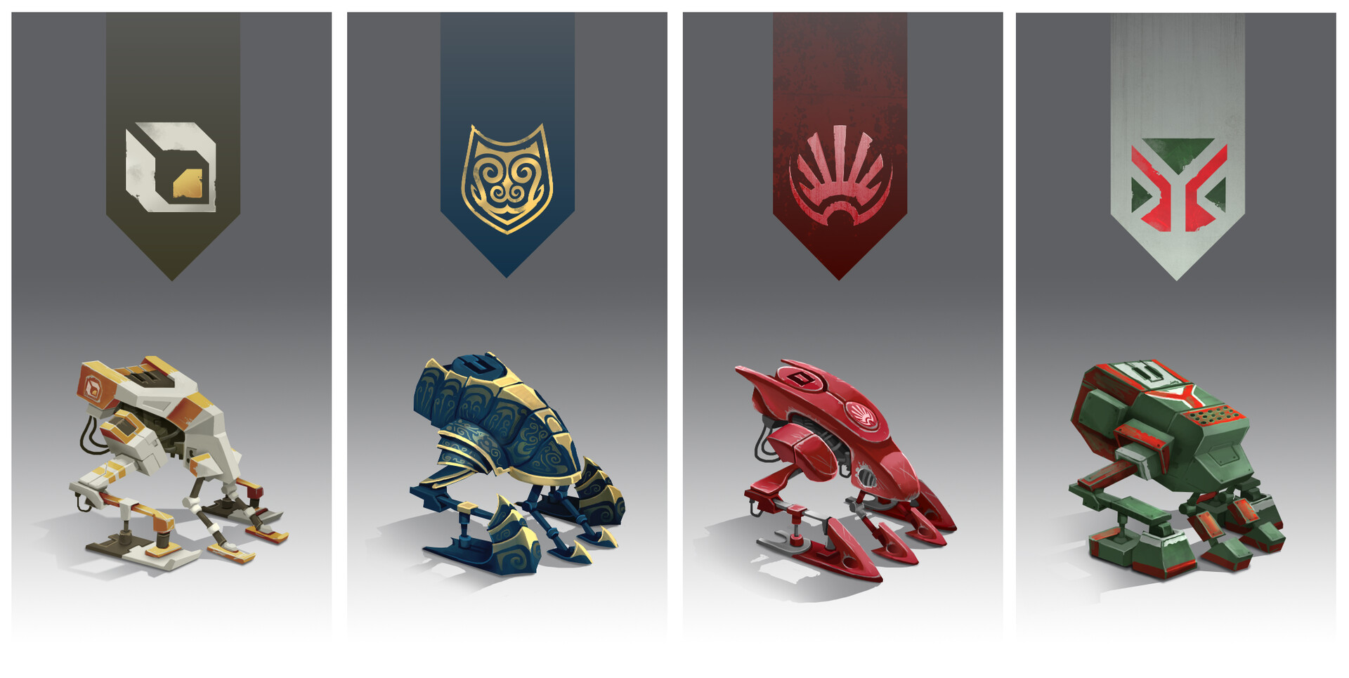 ArtStation - Unnamed Mech Project Concept art Dump