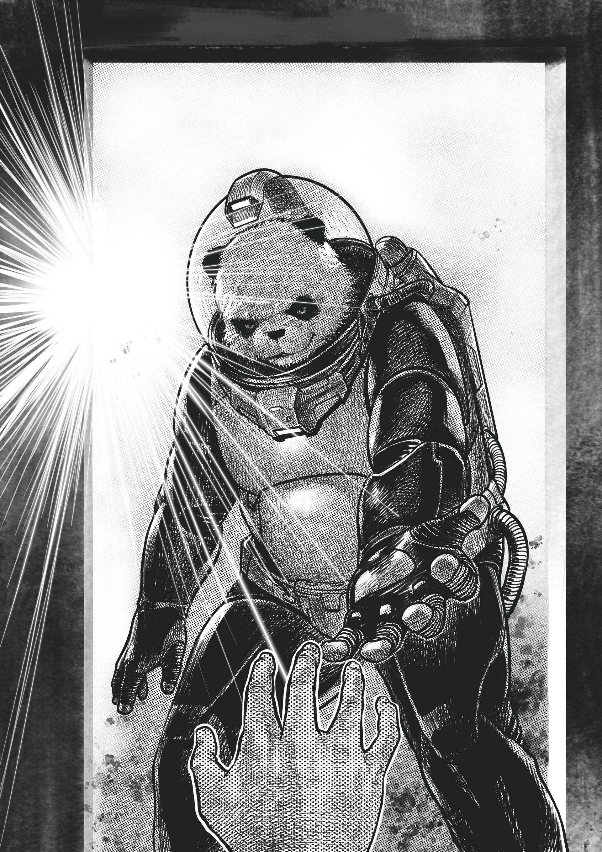 ArtStation - Panda in suits