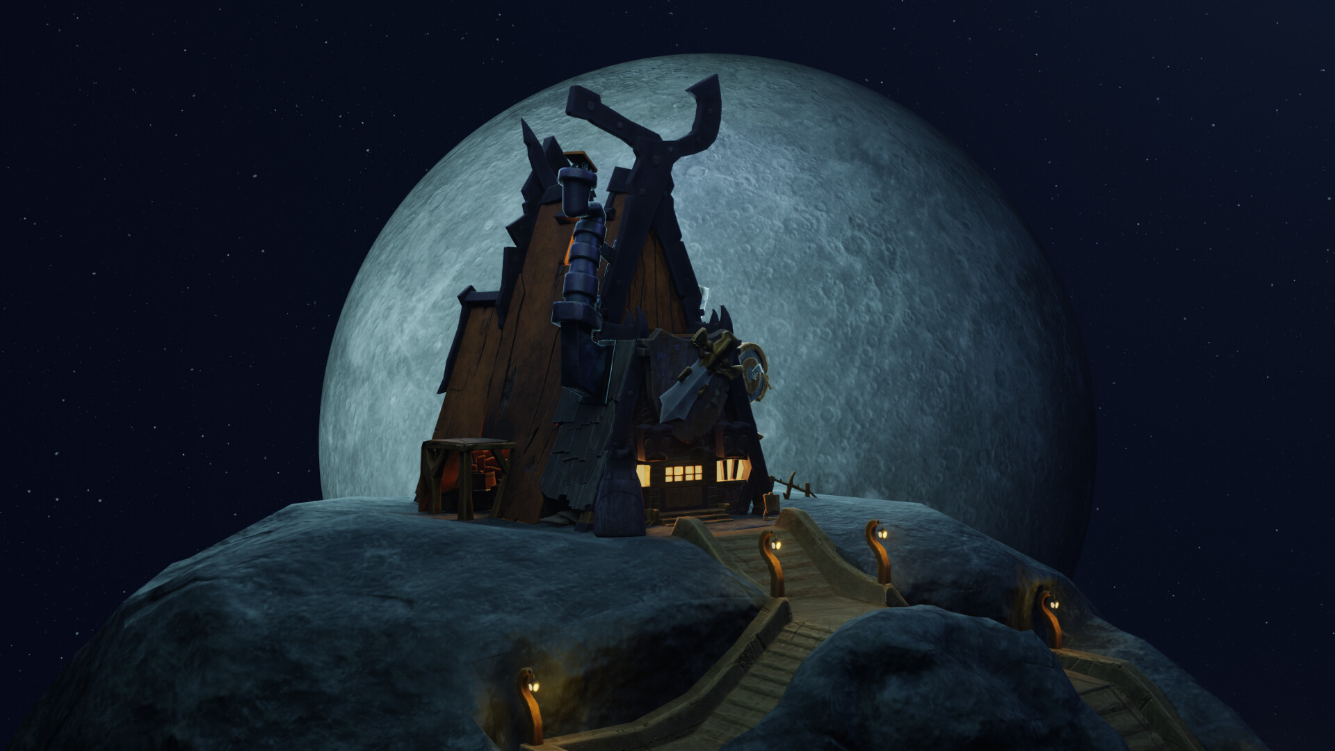 ArtStation - Medieval tavern in Celtic style made with Blender 3.2 low poly