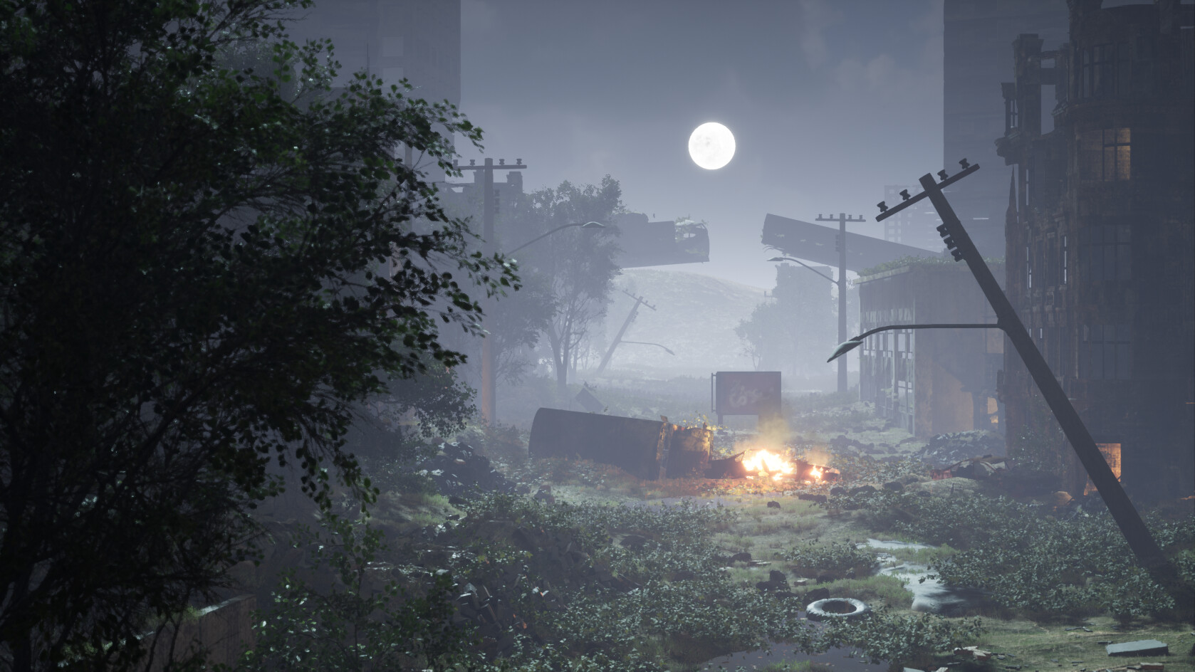 Daria Popkova - Post apocalyptic location