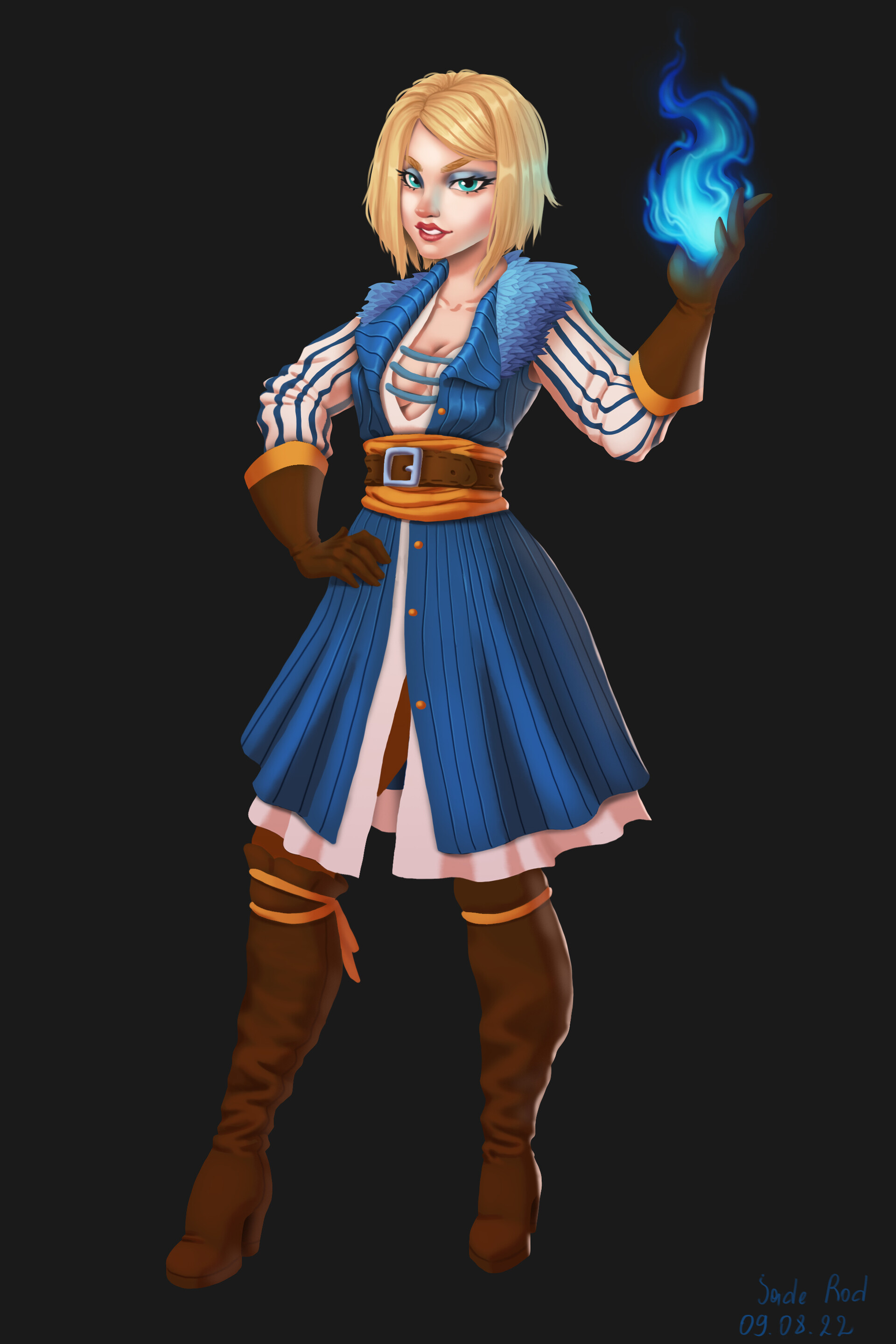 ArtStation - Wizard girl