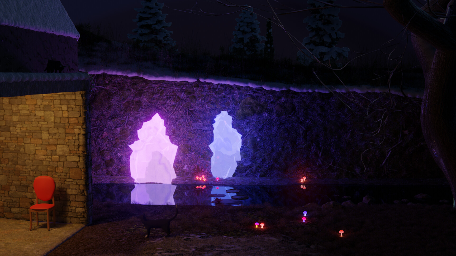 ArtStation - "Cat Scene