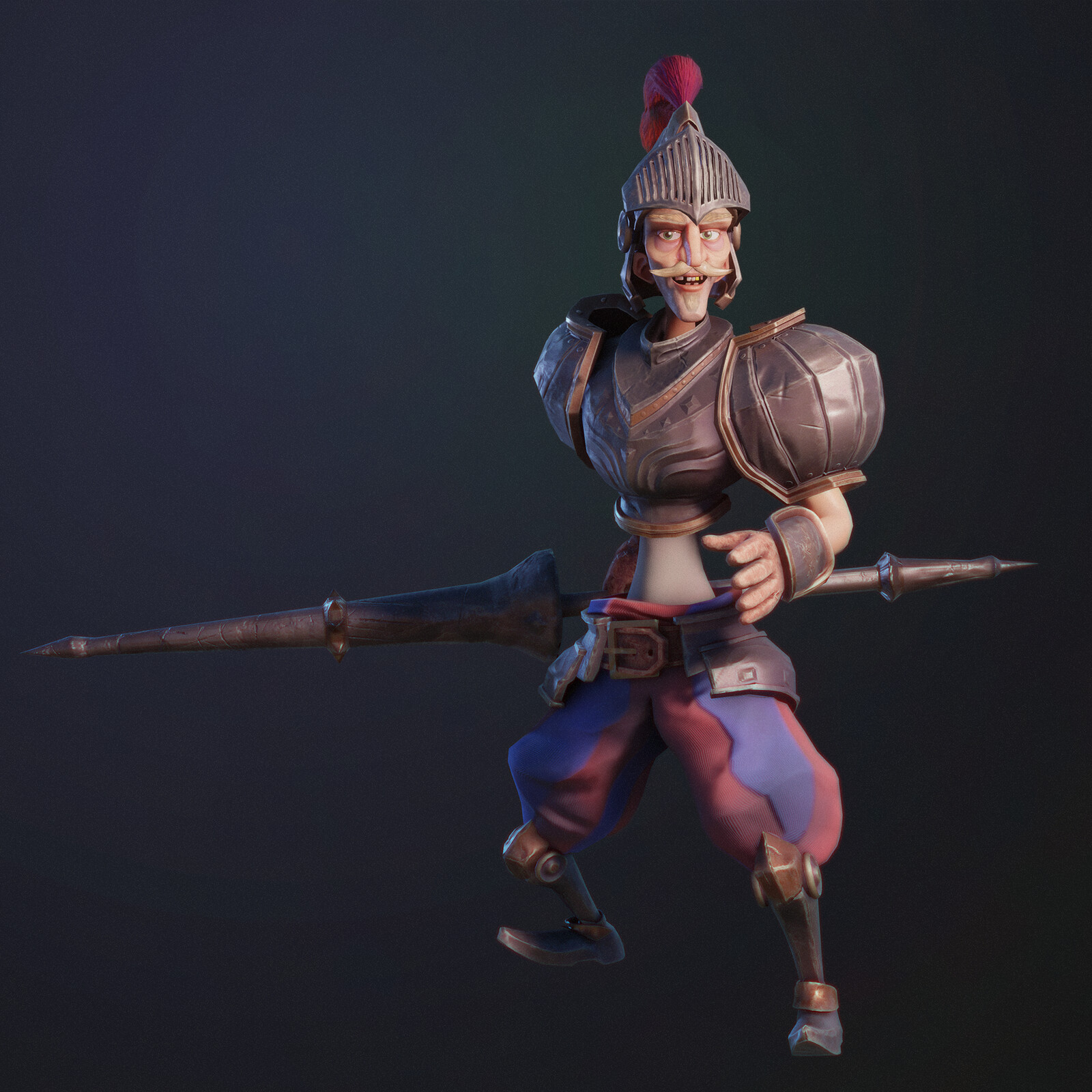 Eric de Menezes - Lancer Knight Stylized