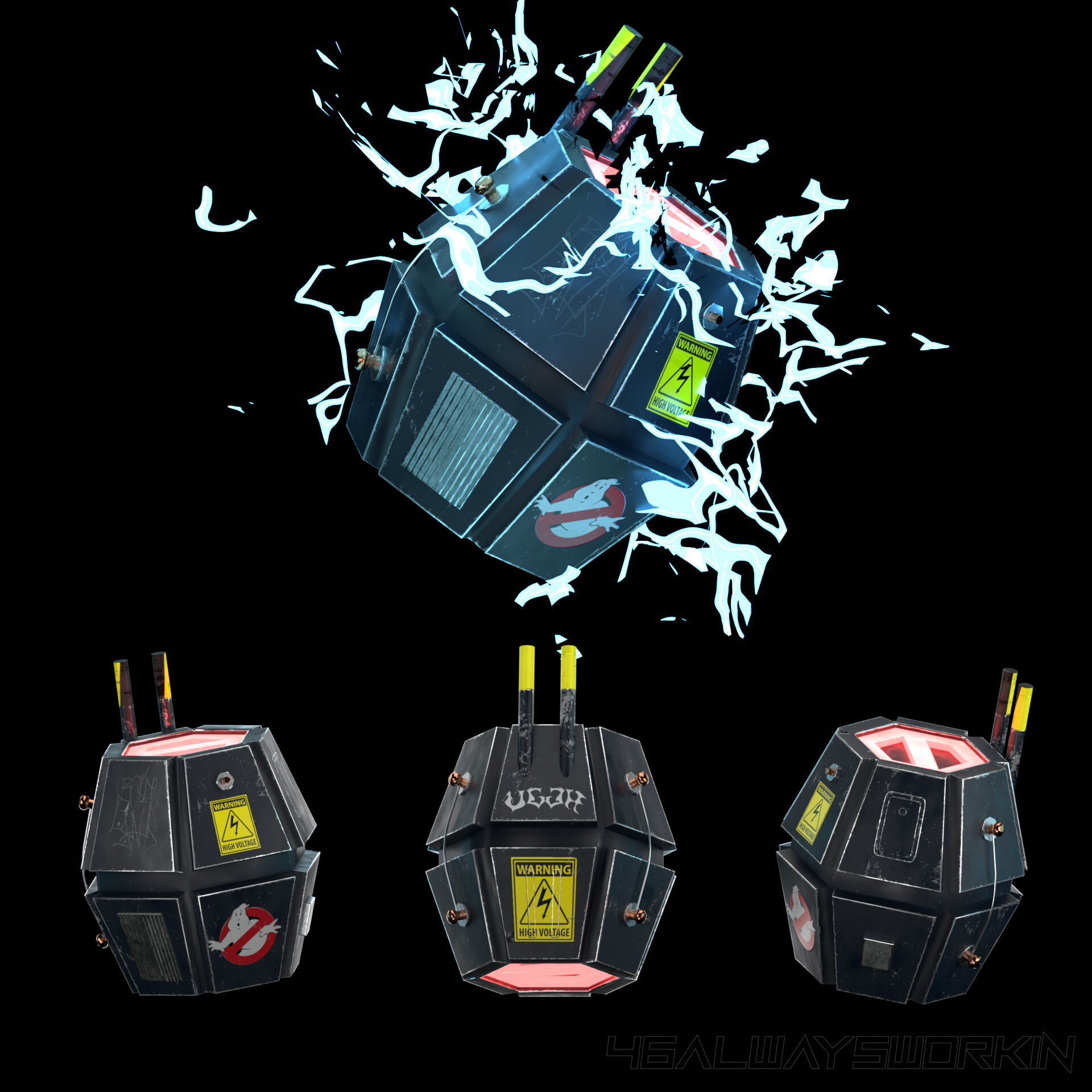 ArtStation - Ghostbusters | Proton Grenade