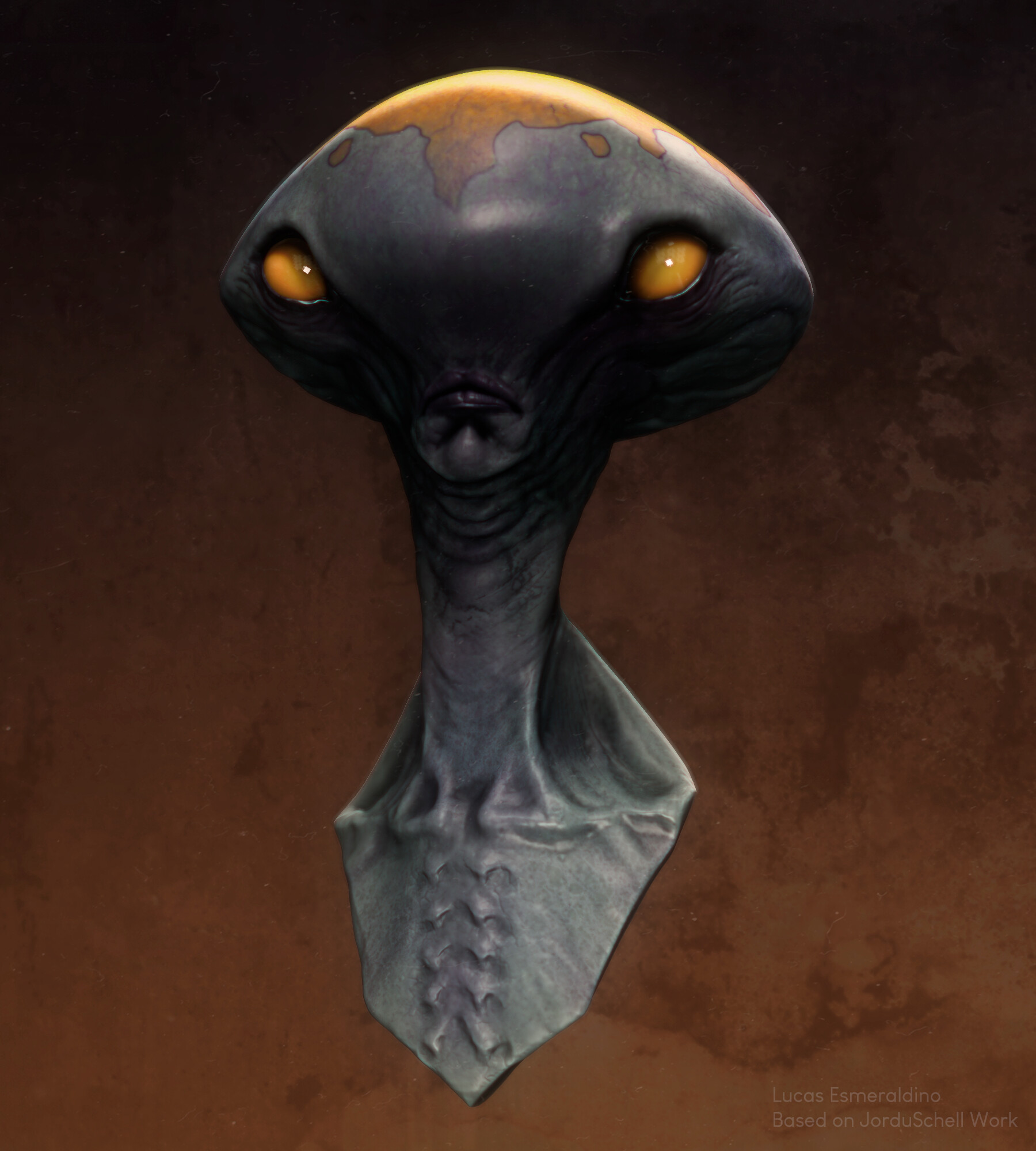 ArtStation - Alien Inspired by Jordu Schell