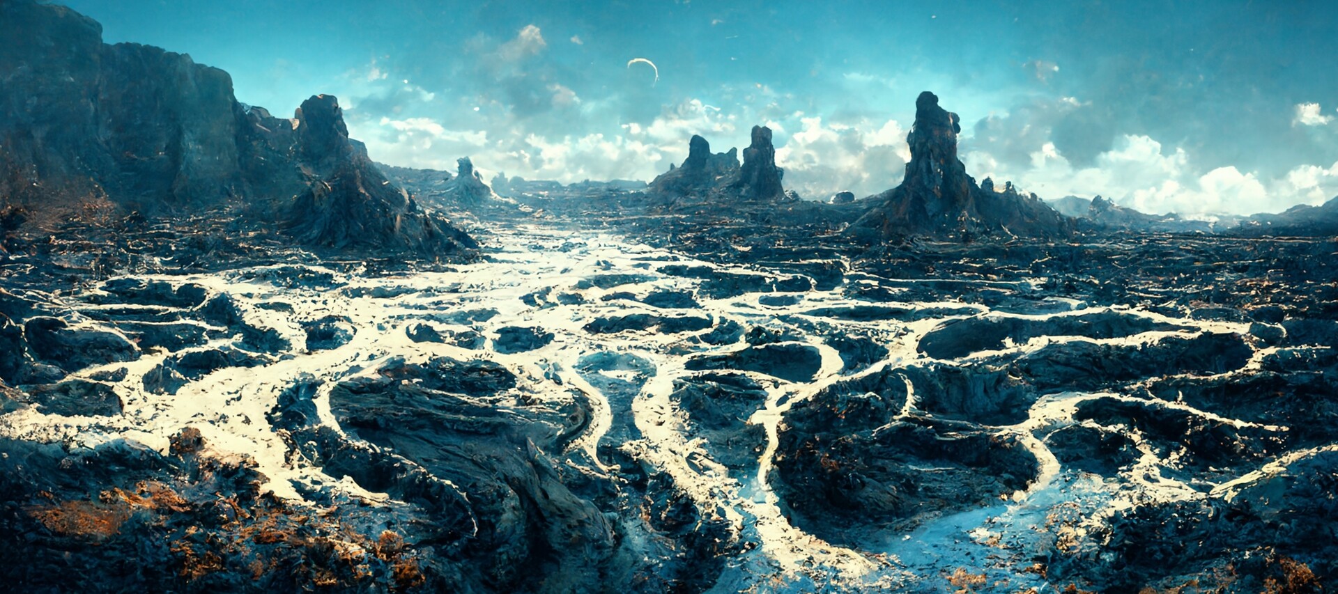 ZC - MidJourney AI Experiment - Planet Uncharted