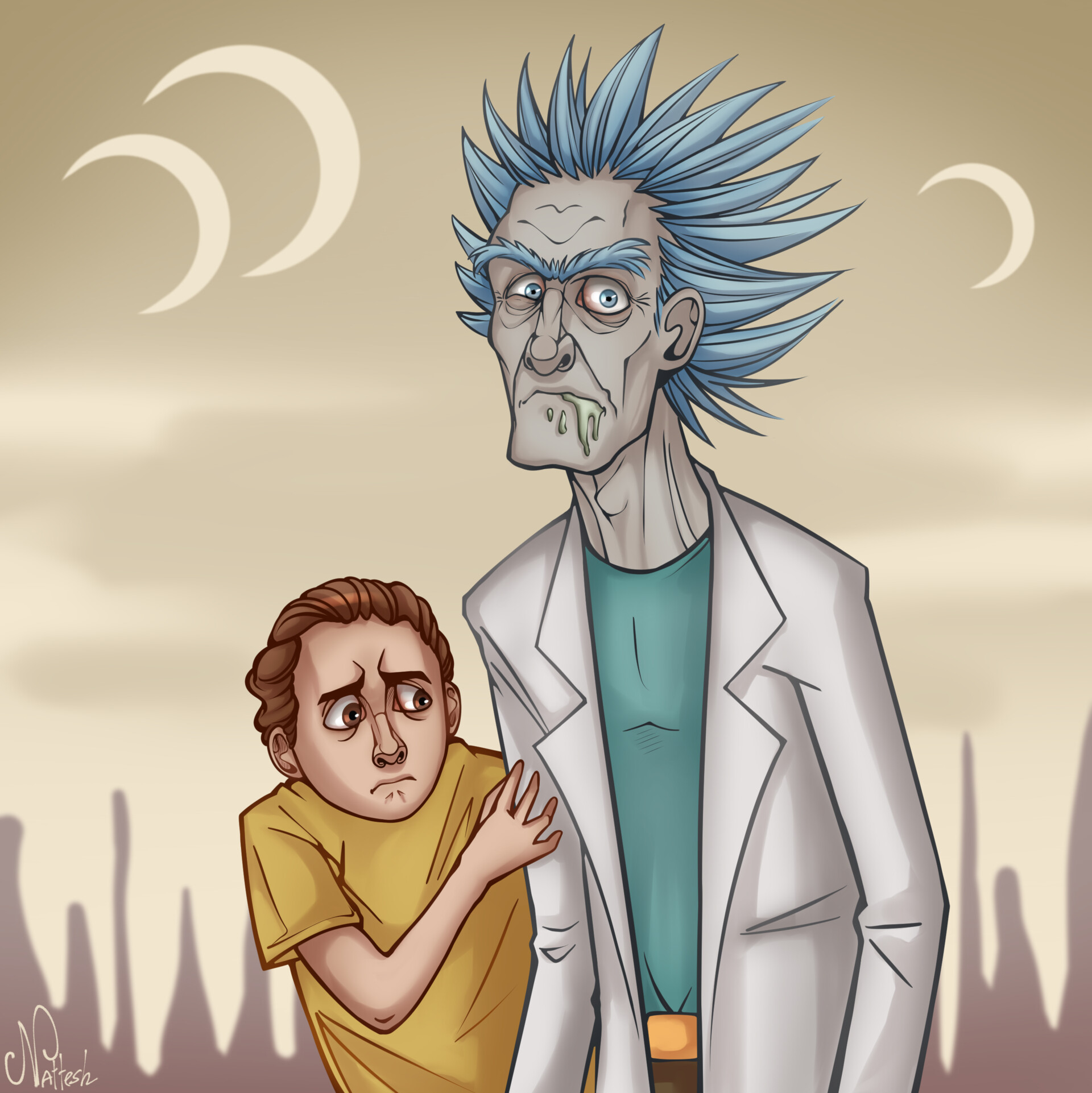 ArtStation - Rick and Morty