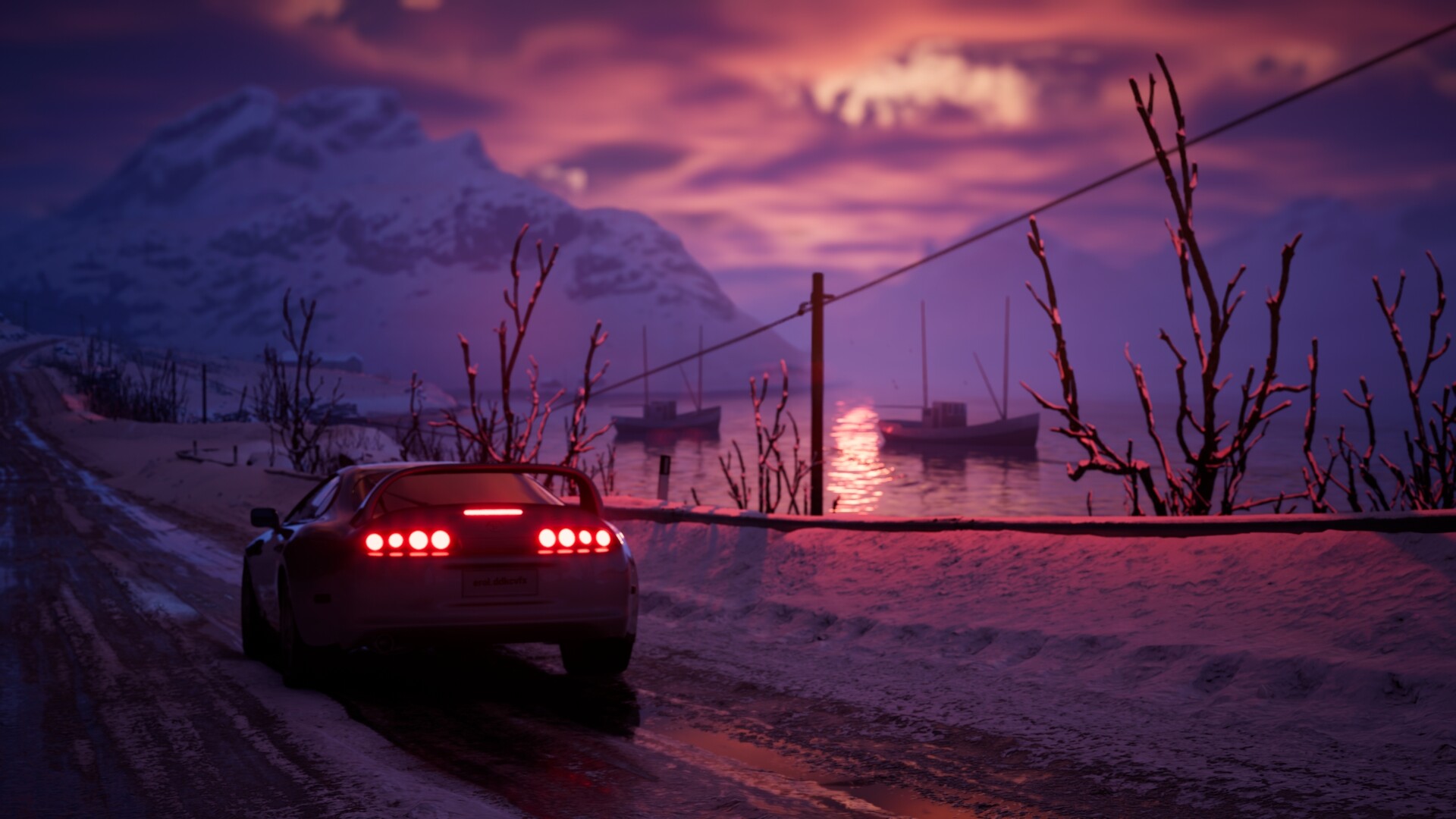 ArtStation - supra sunset 2k render on UE5