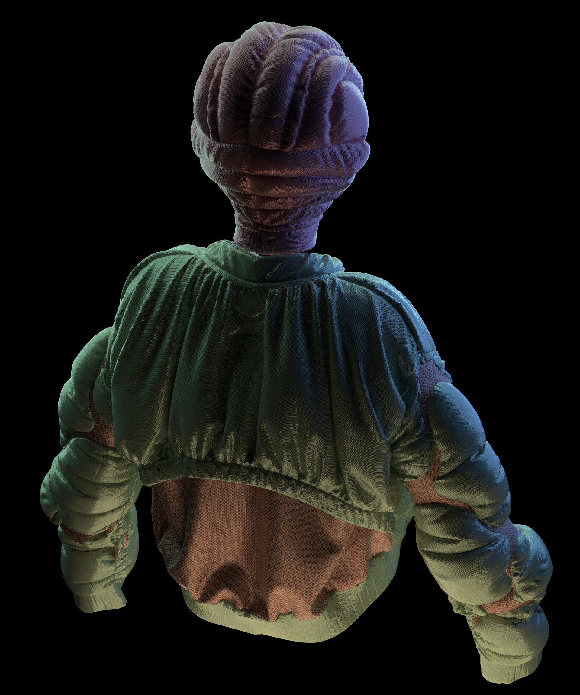 ArtStation - Bomber Jacket from clo 3d