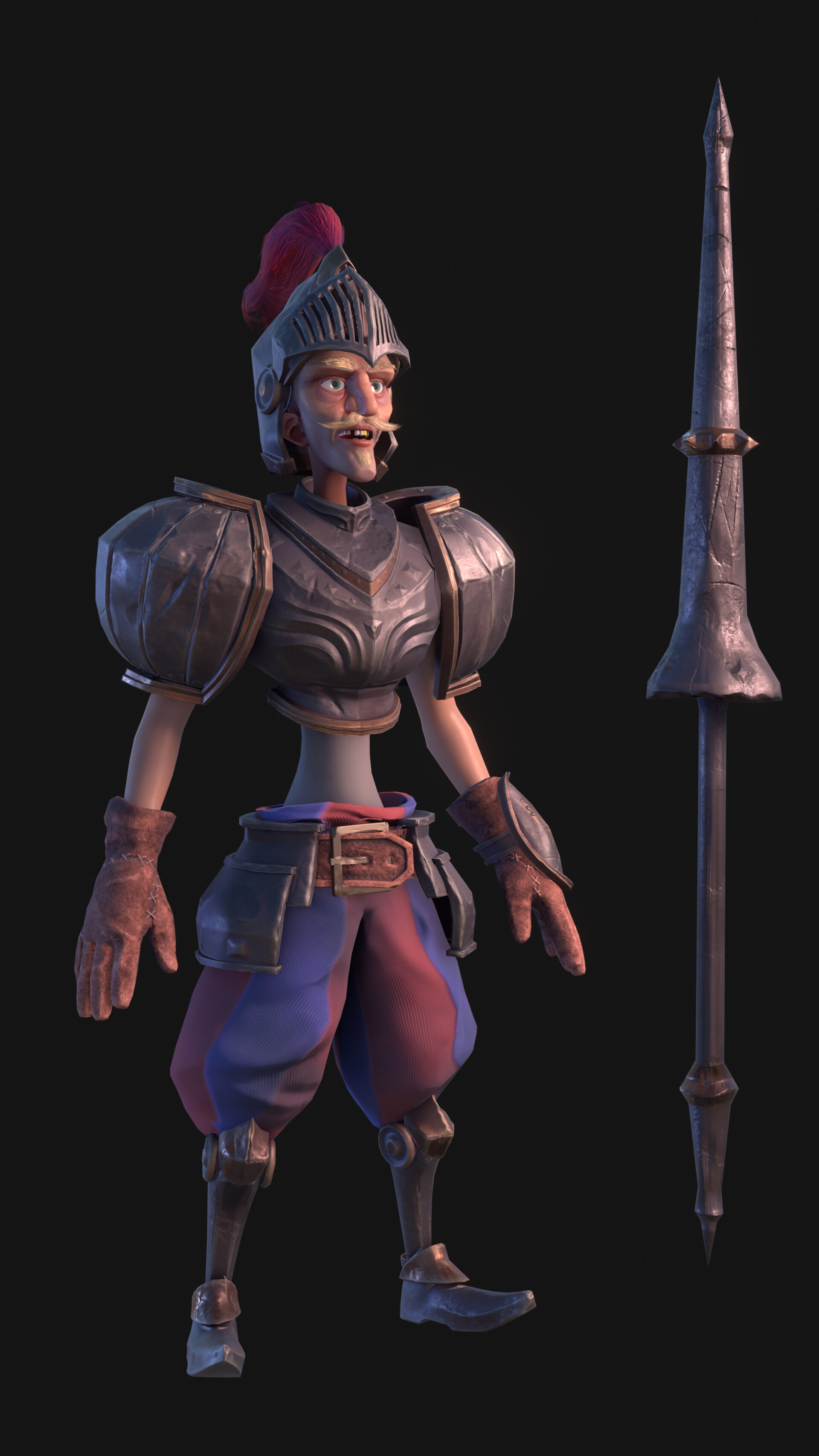 Eric de Menezes - Lancer Knight Stylized