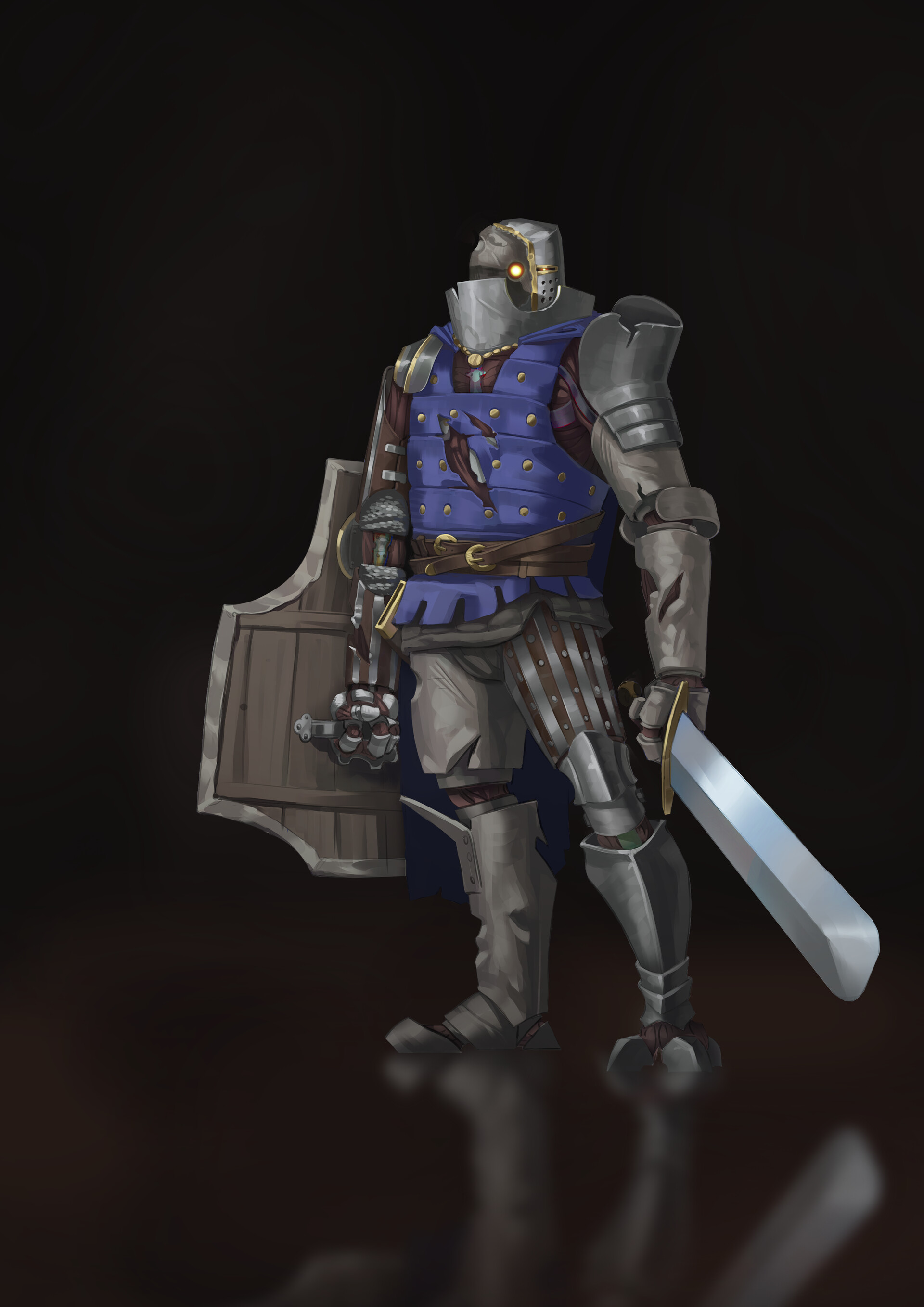 ArtStation - Warforged Paladin - D&D Commission