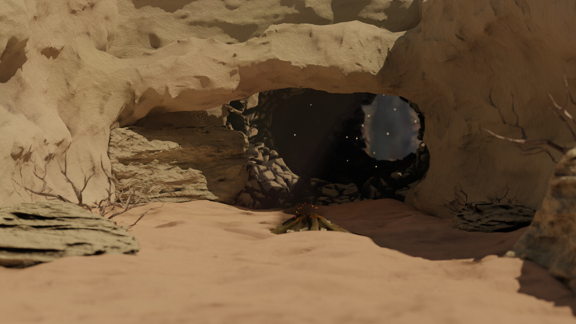 ArtStation - Firefly Cave