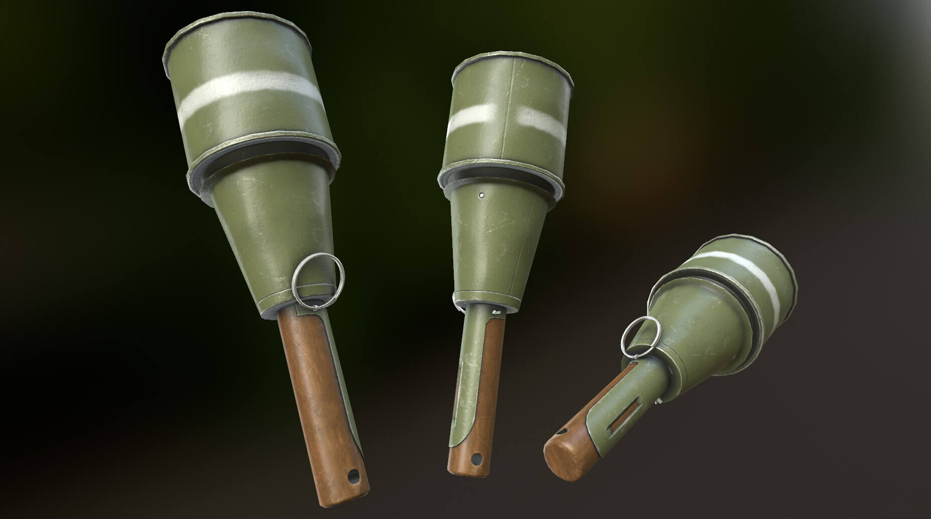 ArtStation - RPG-43 - Soviet anti-tank grenade from WW2 - game ready asset
