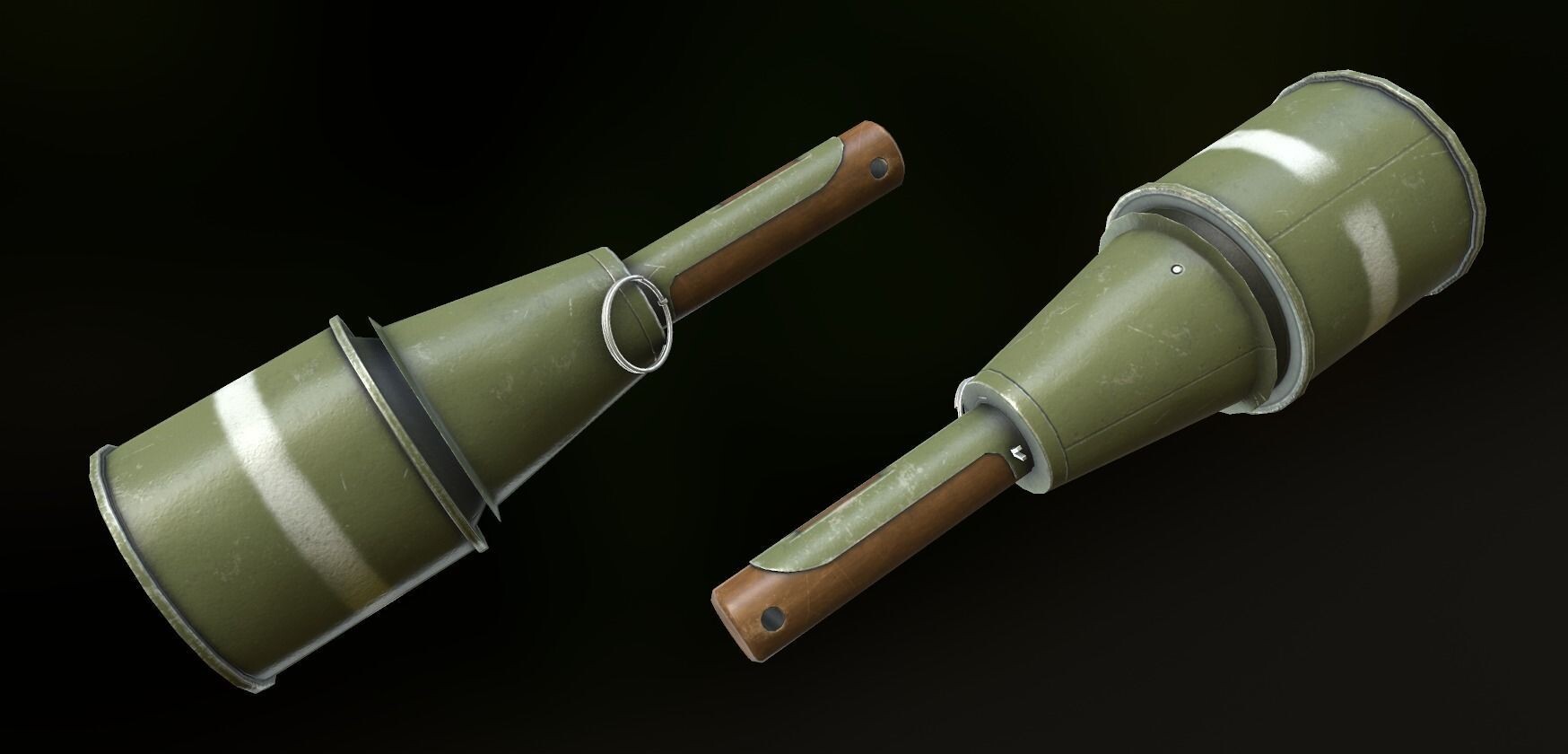 Petr Ruzicka - RPG-43 - Soviet anti-tank grenade from WW2 - game ready asset