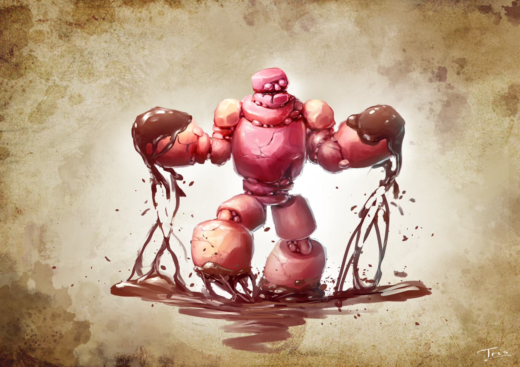ArtStation - Candy Golem - concept