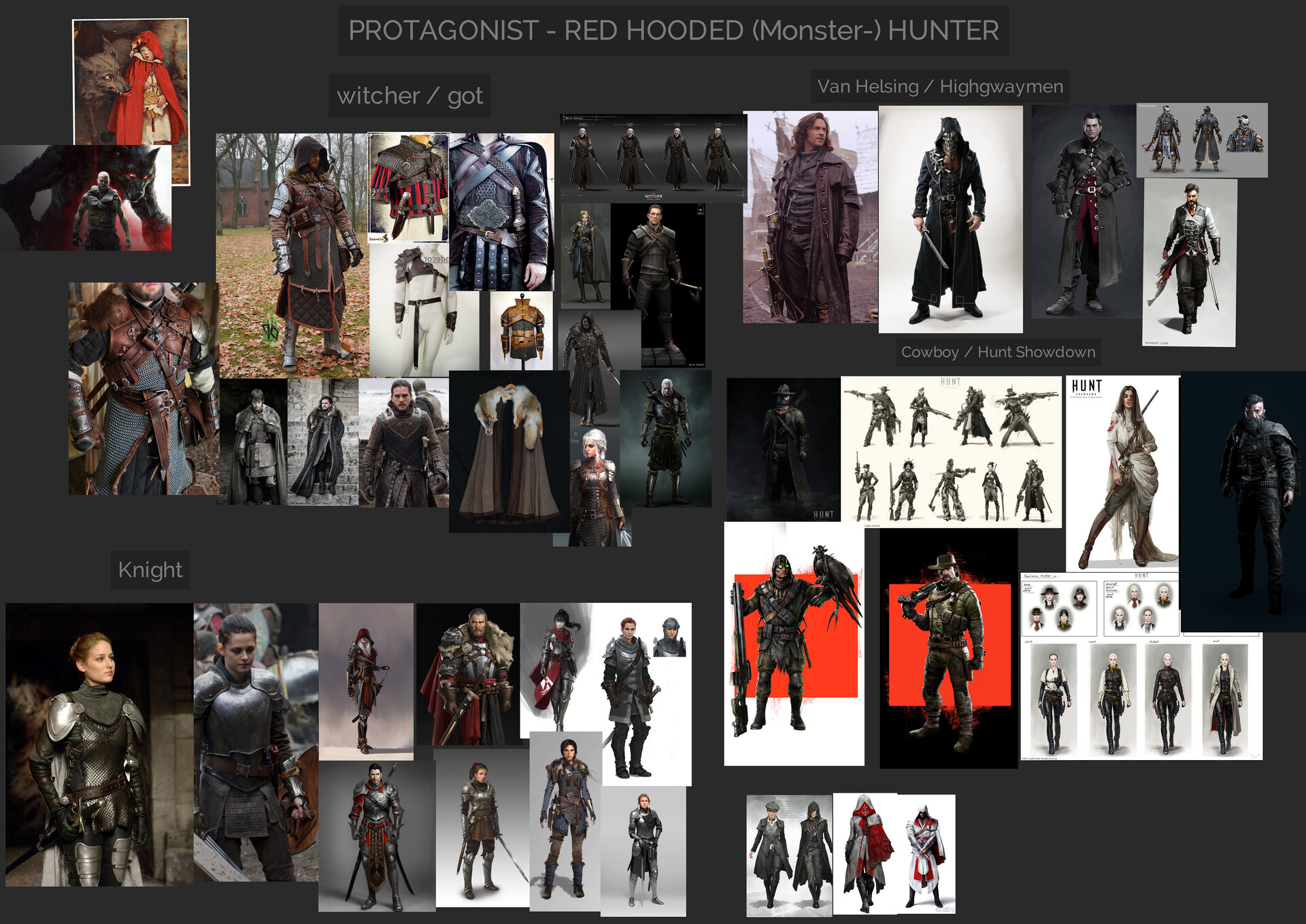 Emily Schobel - "Red Hooded Huntress" - Character Design