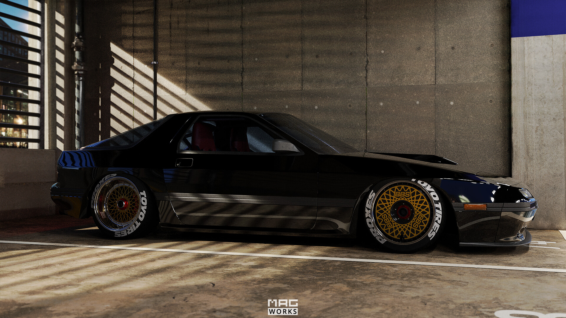 Stanced Rx7