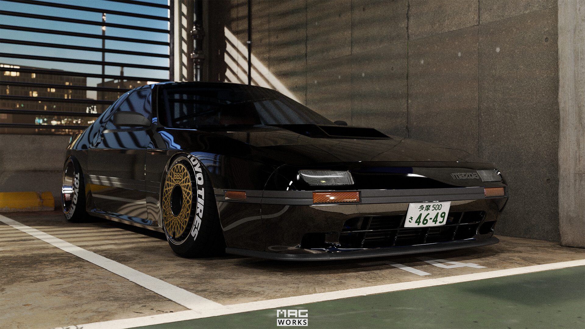 Stanced Rx7