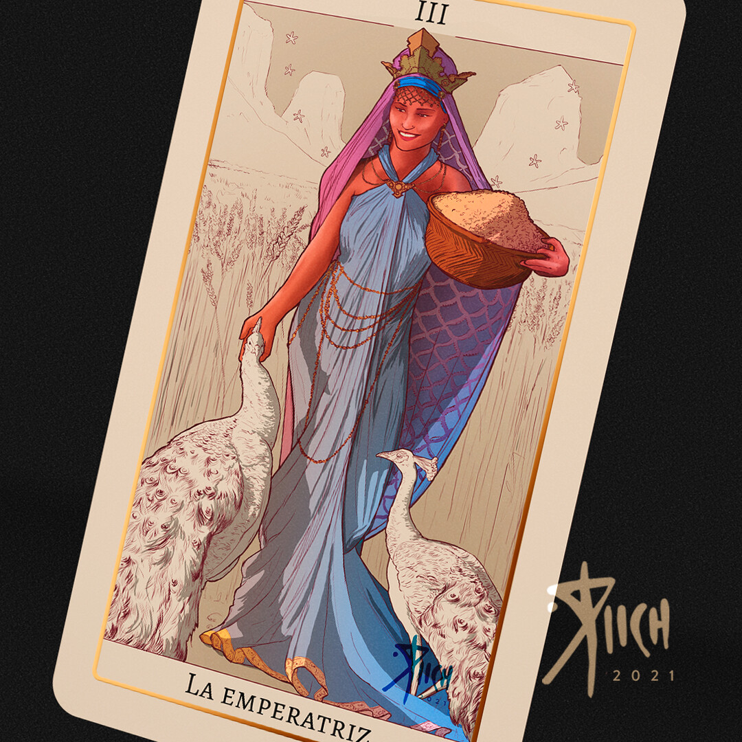 ArtStation - Tarot #3 - La Emperatriz / The Empress