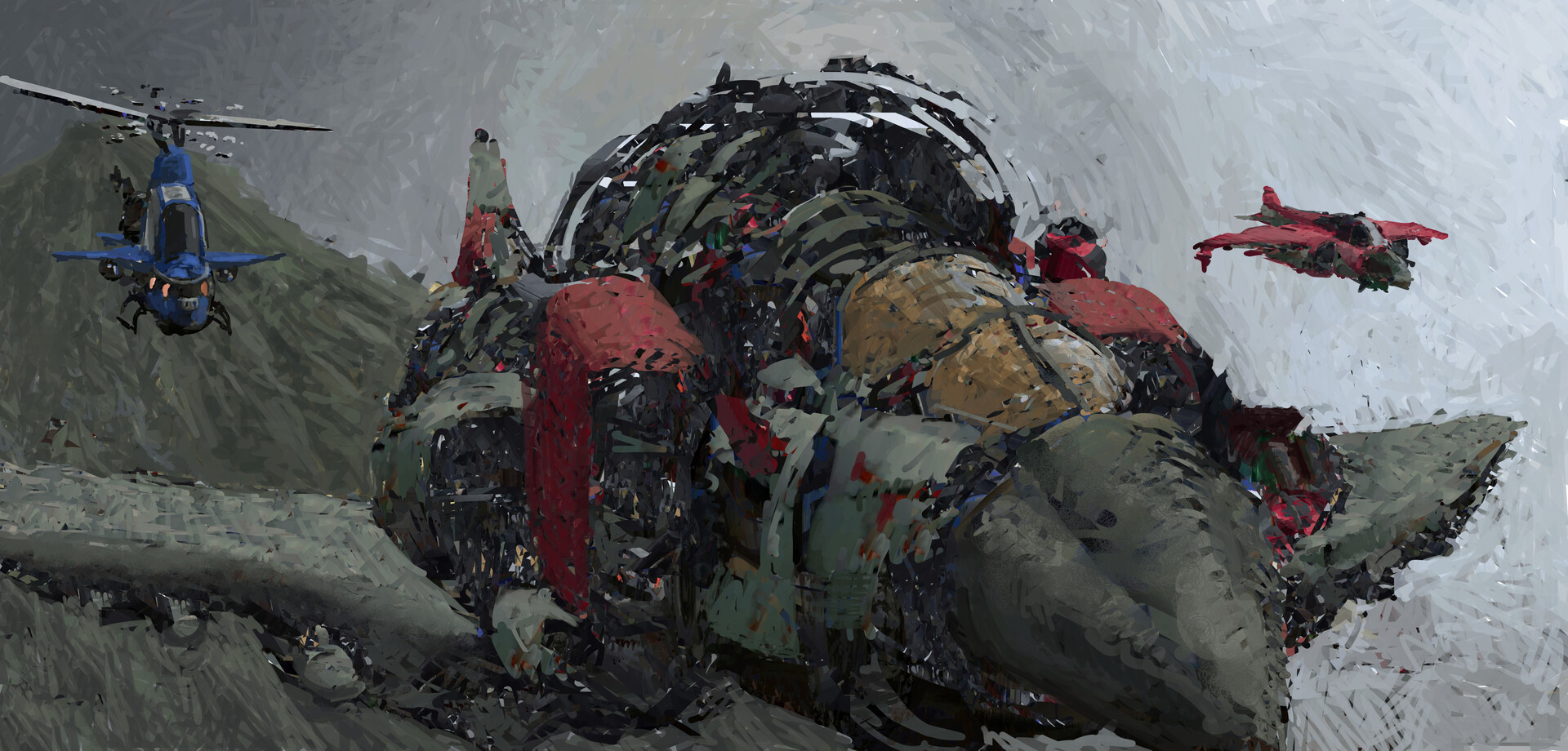 ArtStation - Bumblebee(2018) Blitzwing, Dropkick and Shatter