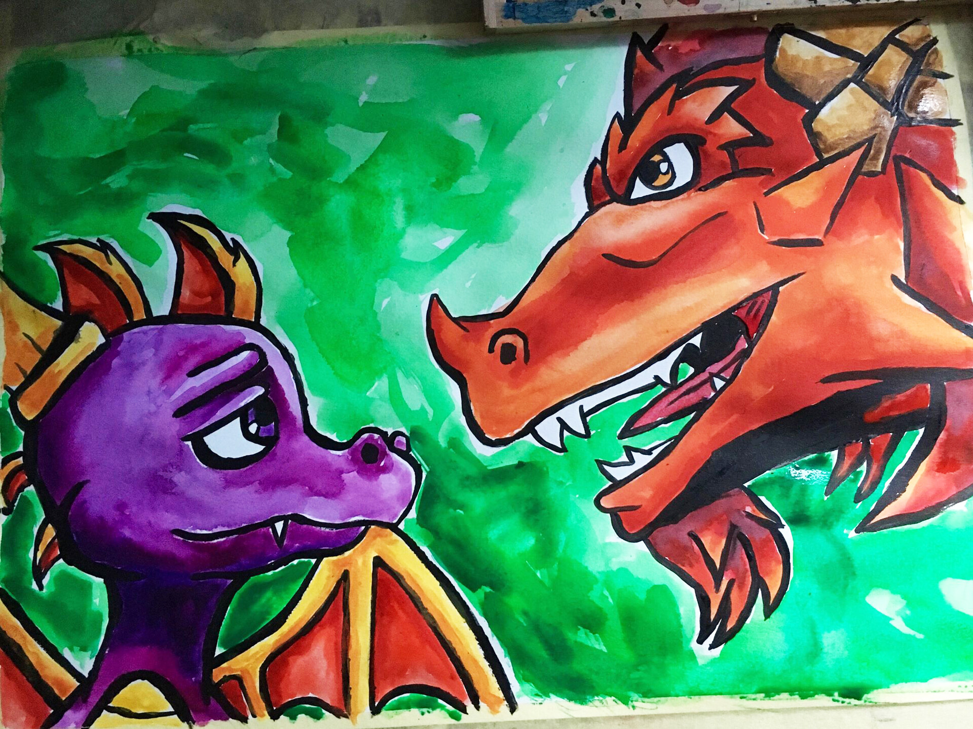 ArtStation - Spyro and Ignitus