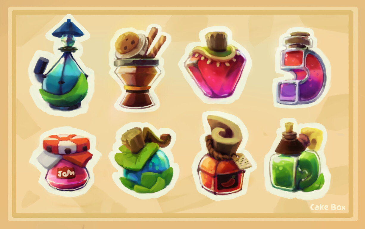ArtStation - Strange Potions